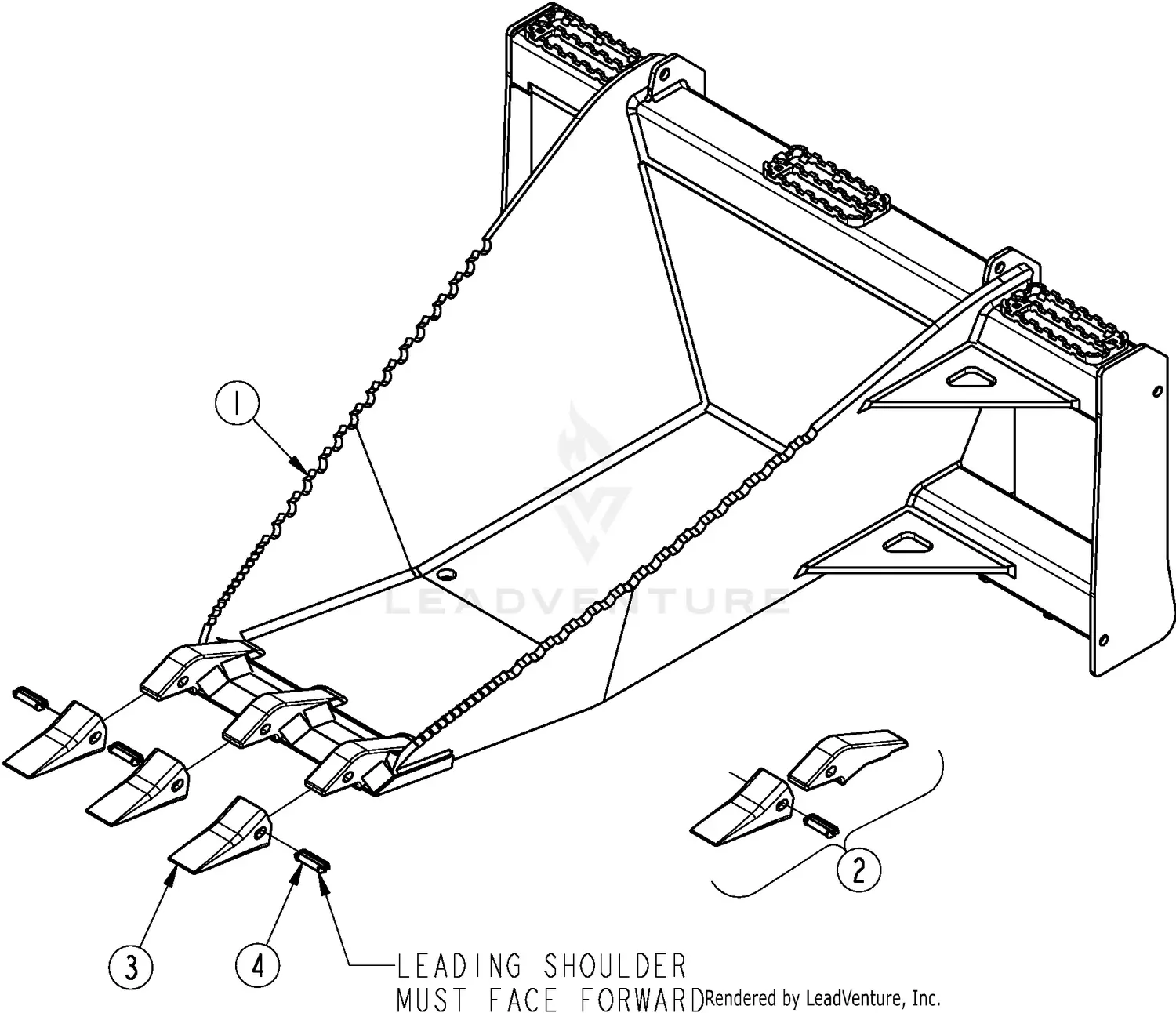 Land Pride AP-UB25 Parts Diagrams