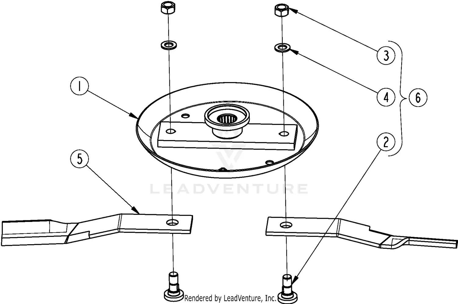 Land Pride RCM4610 Parts Diagrams
