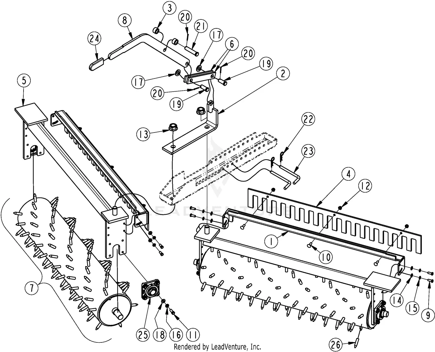 Land Pride NTS2507 Parts Diagrams