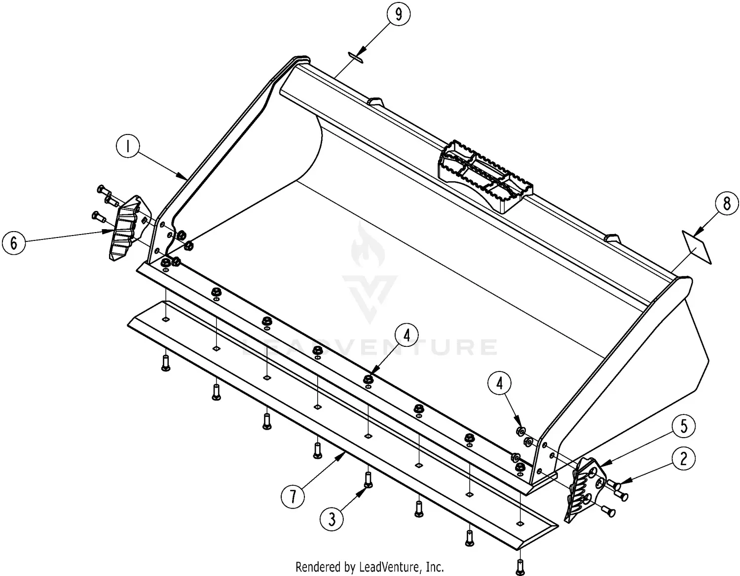 Land Pride AP-SL74SLLC Parts Diagrams