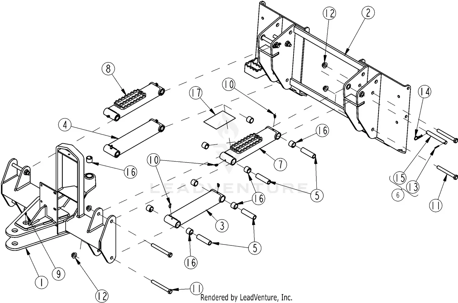 Land Pride AP-SR2672 Parts Diagrams
