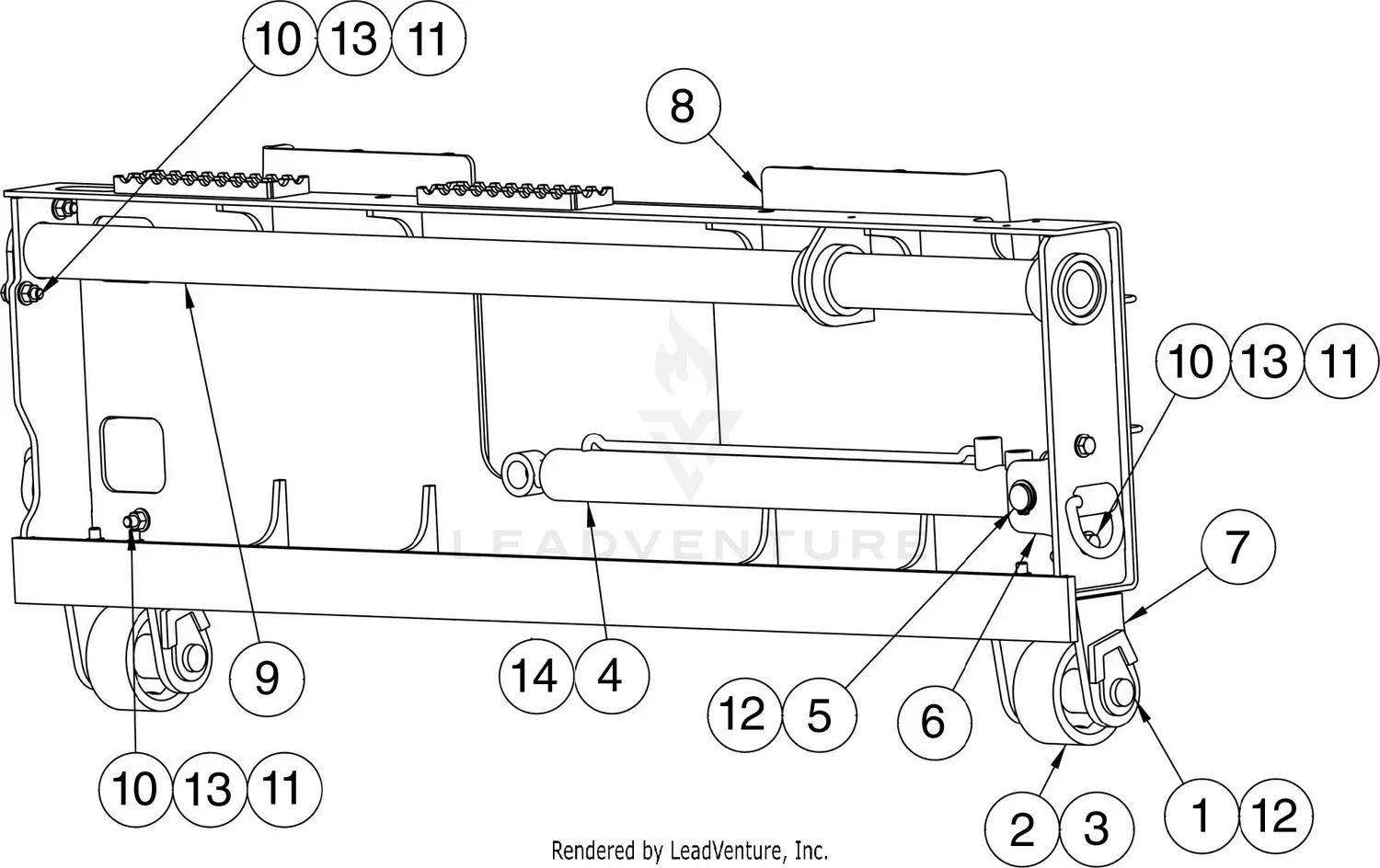 Land Pride AP-SW3010-4.5 Parts Diagrams
