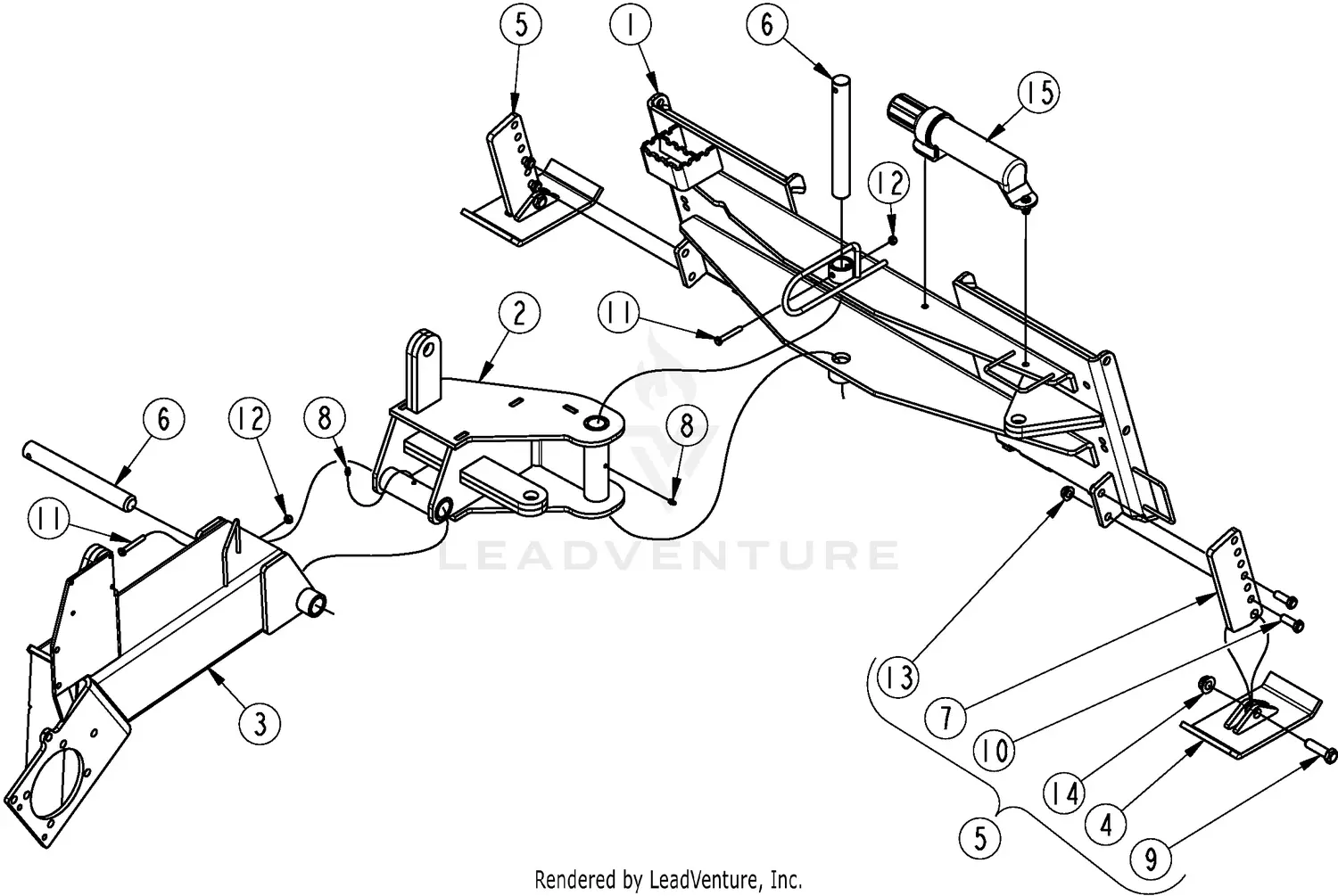 Land Pride AP-SSG2524 Parts Diagrams