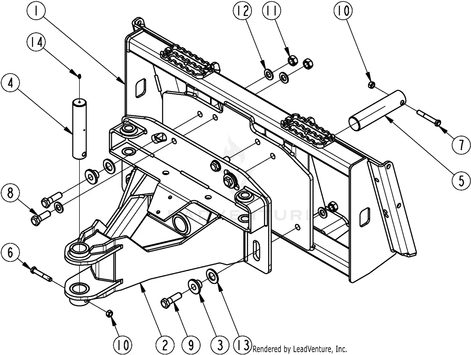 Land Pride AP-TE3596 Parts Diagrams