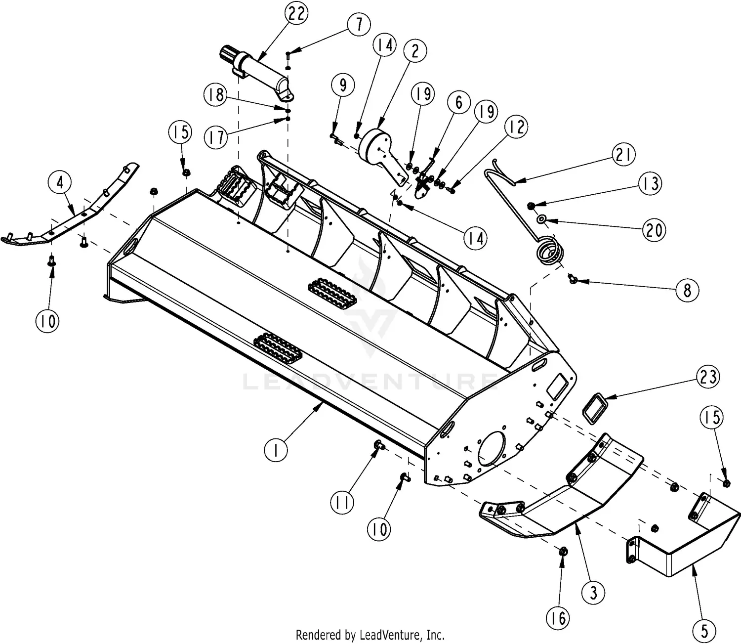 Land Pride AP-SRT76 Parts Diagrams
