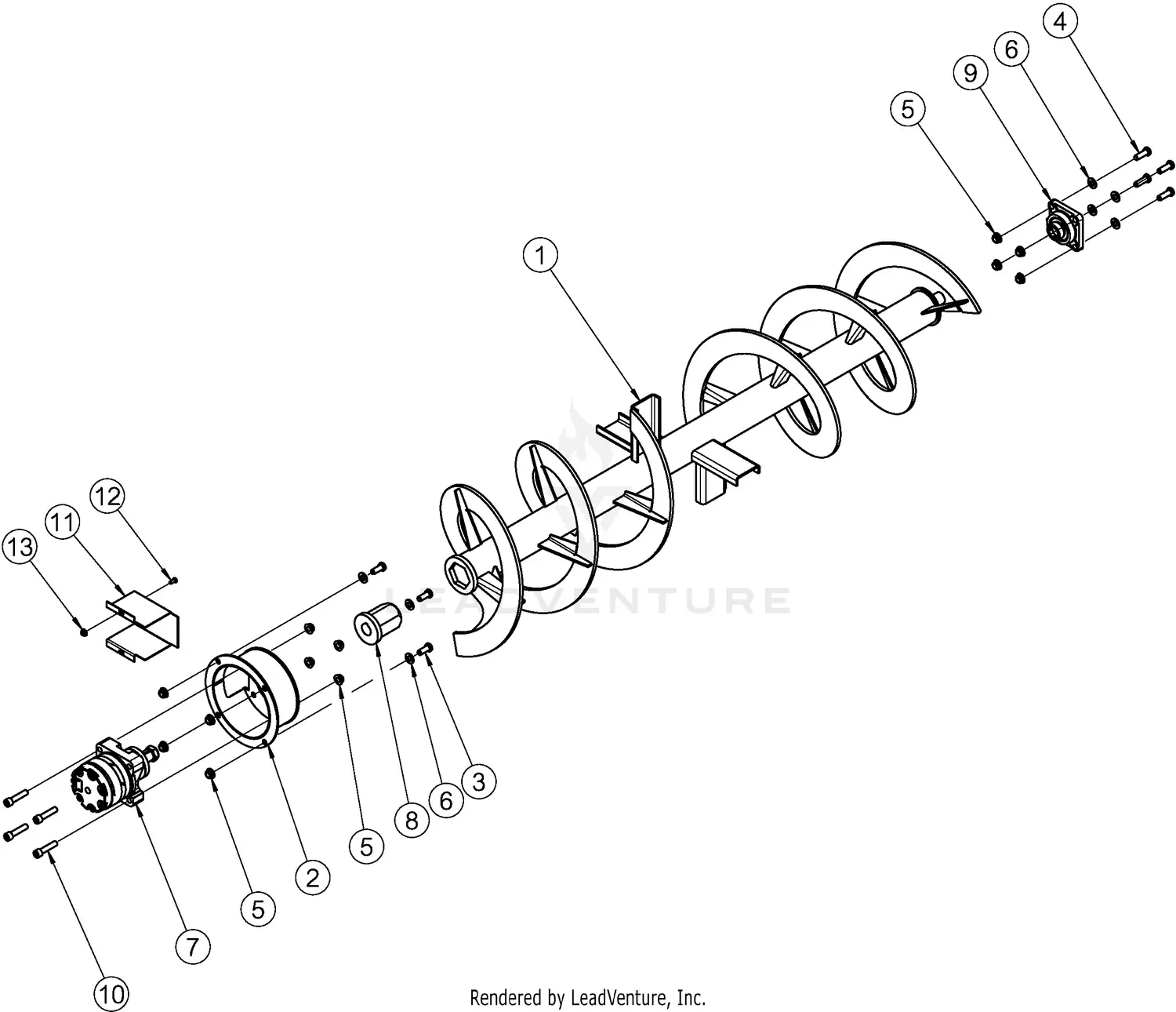 Land Pride AP-SBL2566 Parts Diagrams