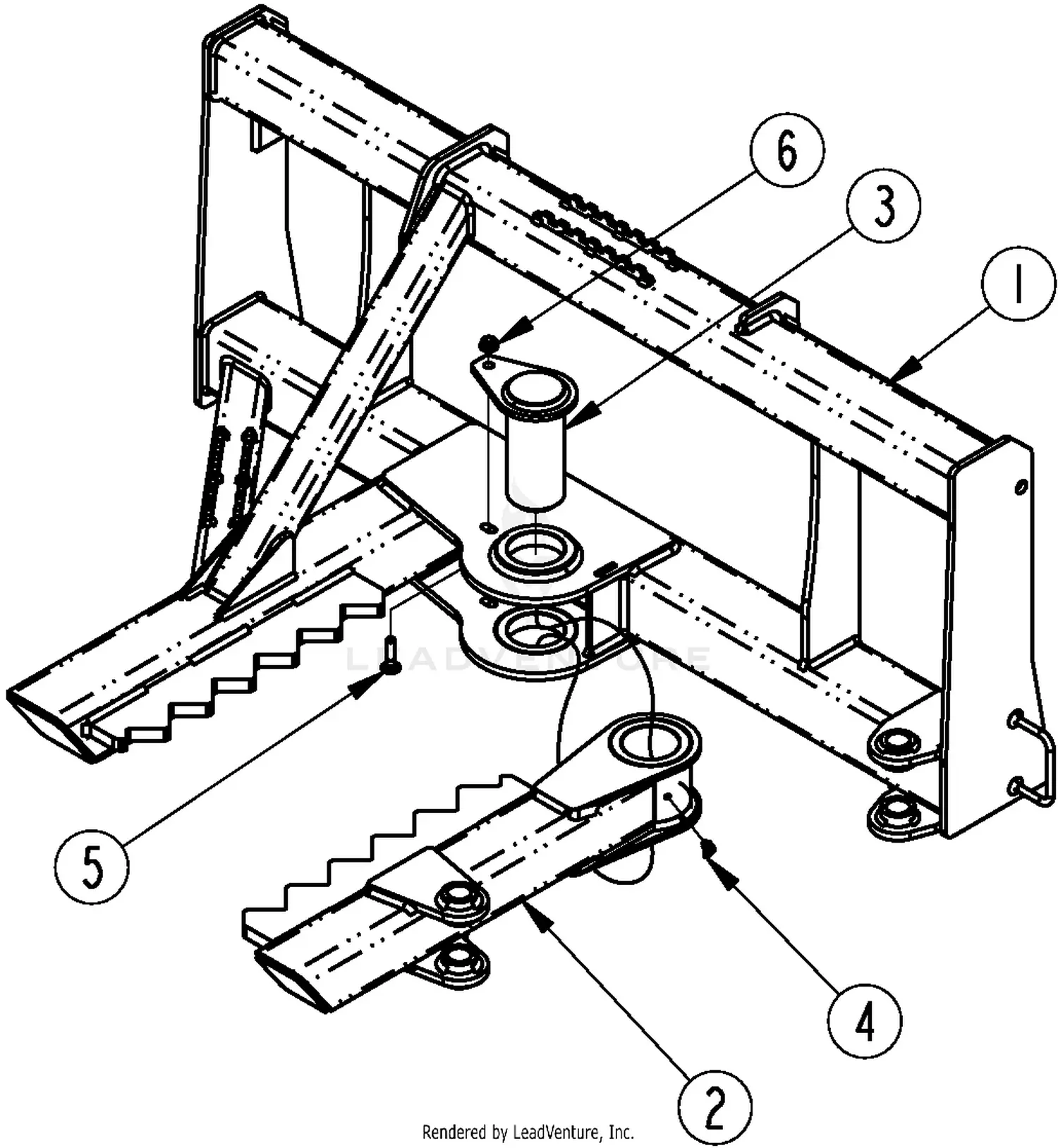 Land Pride AP-STP15 Parts Diagrams