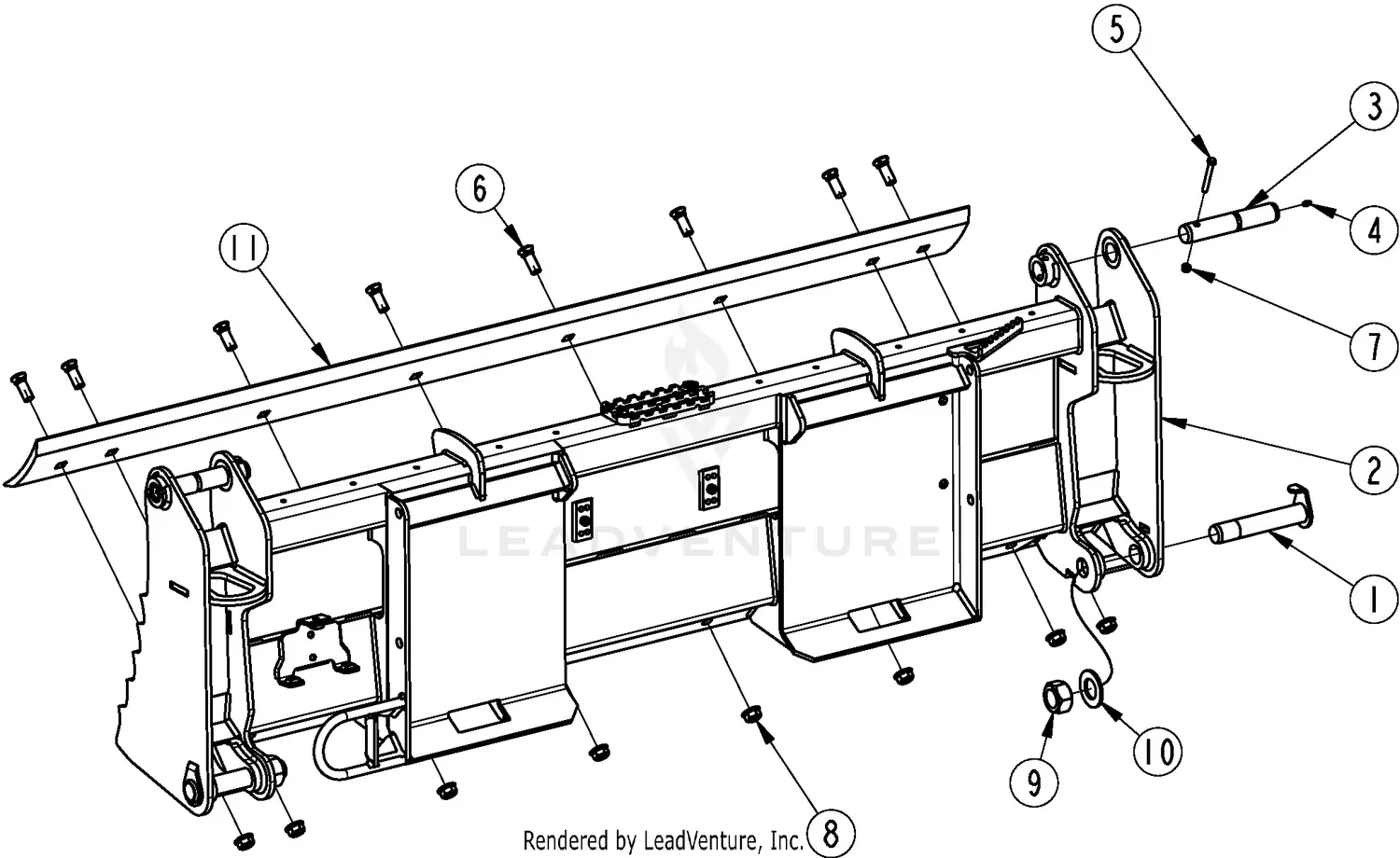 Land Pride AP-CB3580 Parts Diagrams