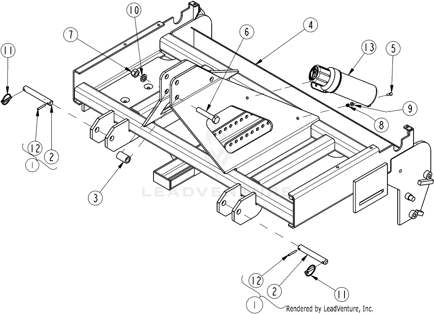Land Pride APS1548 Parts Diagrams