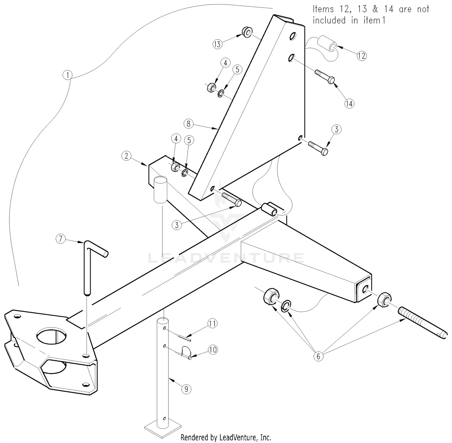 Land Pride RB1560 Parts Diagrams