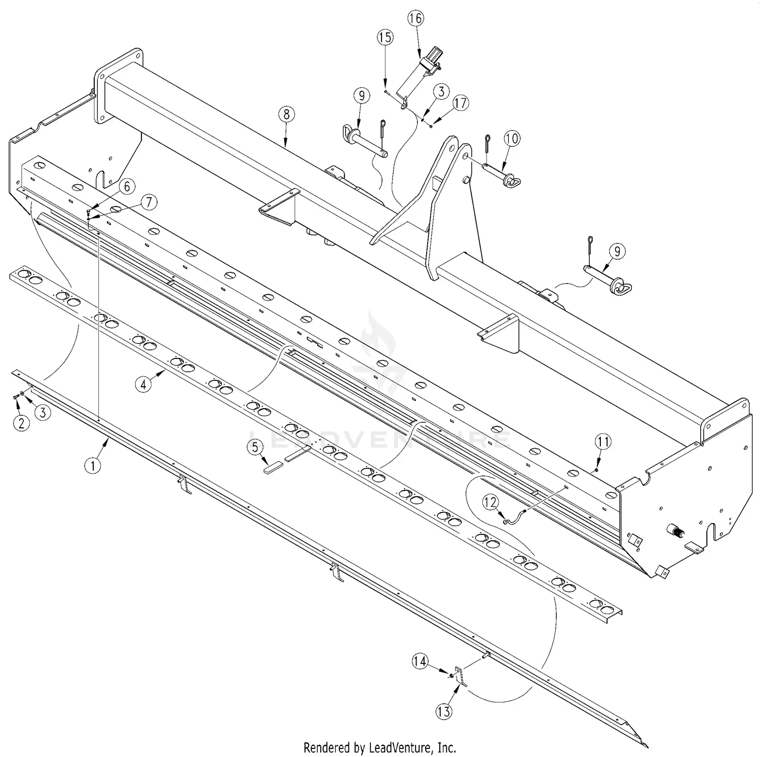 Land Pride PS25120 30 Bushel Parts Diagrams