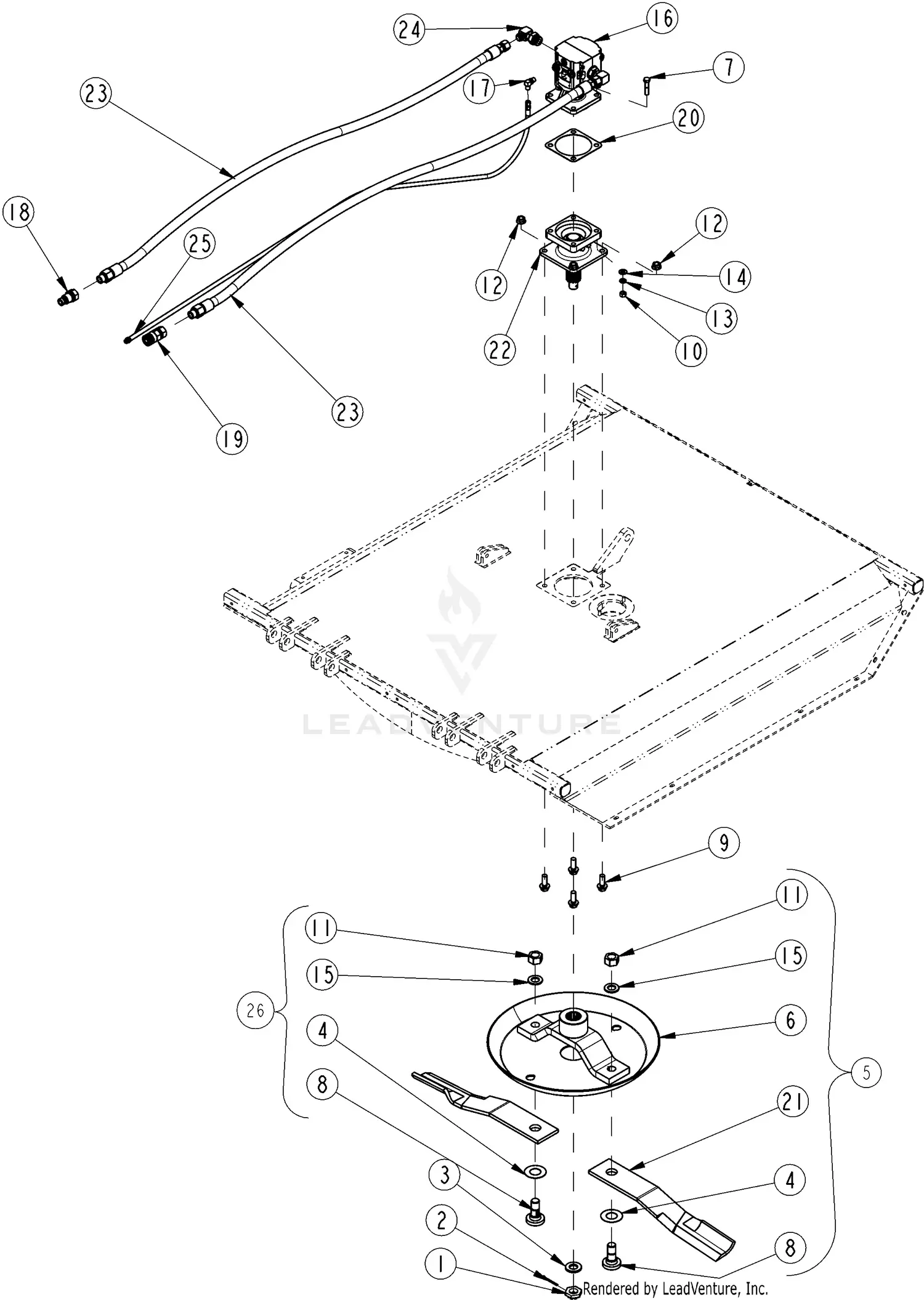 Land Pride SC2660 Parts Diagrams