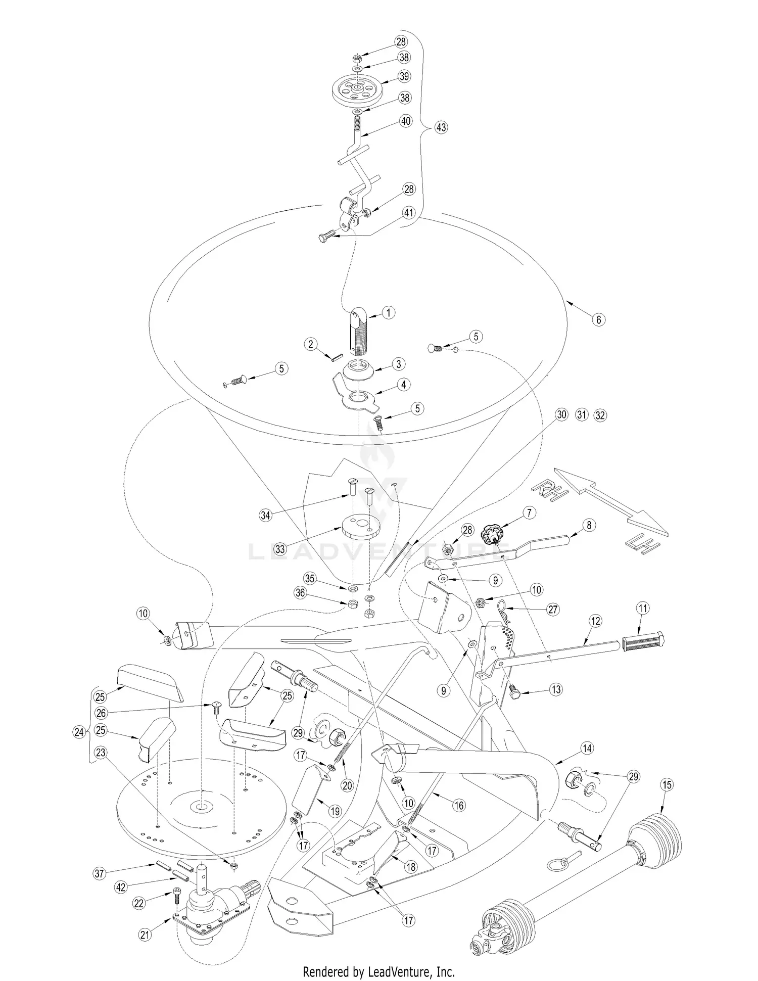 Land Pride FSP1000 Parts Diagrams