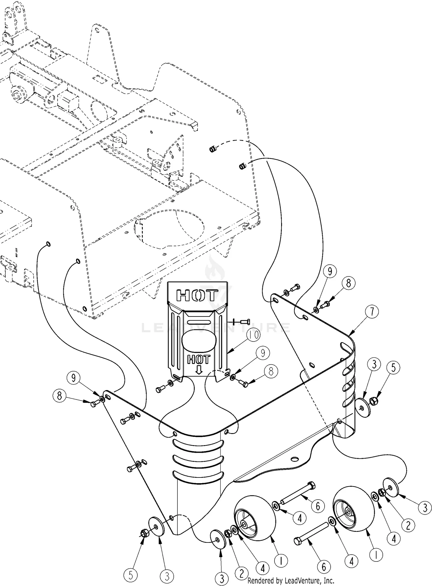Land Pride RAZOR ZR44 (S/N 472619-) Parts Diagrams
