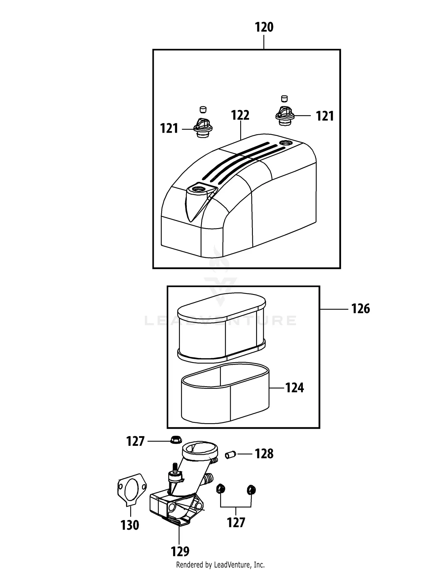 MTD 4P90MUA Engine Parts Diagrams