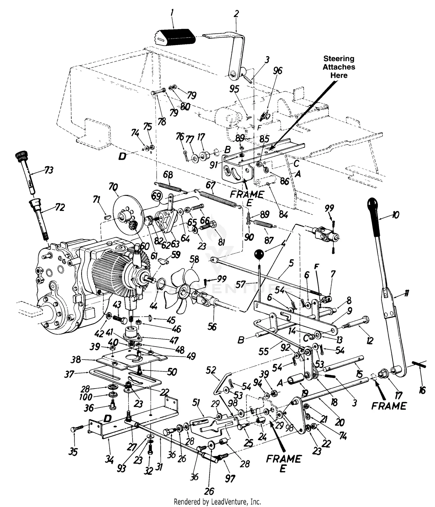 MTD 146-999-401 (1996) Parts Diagrams