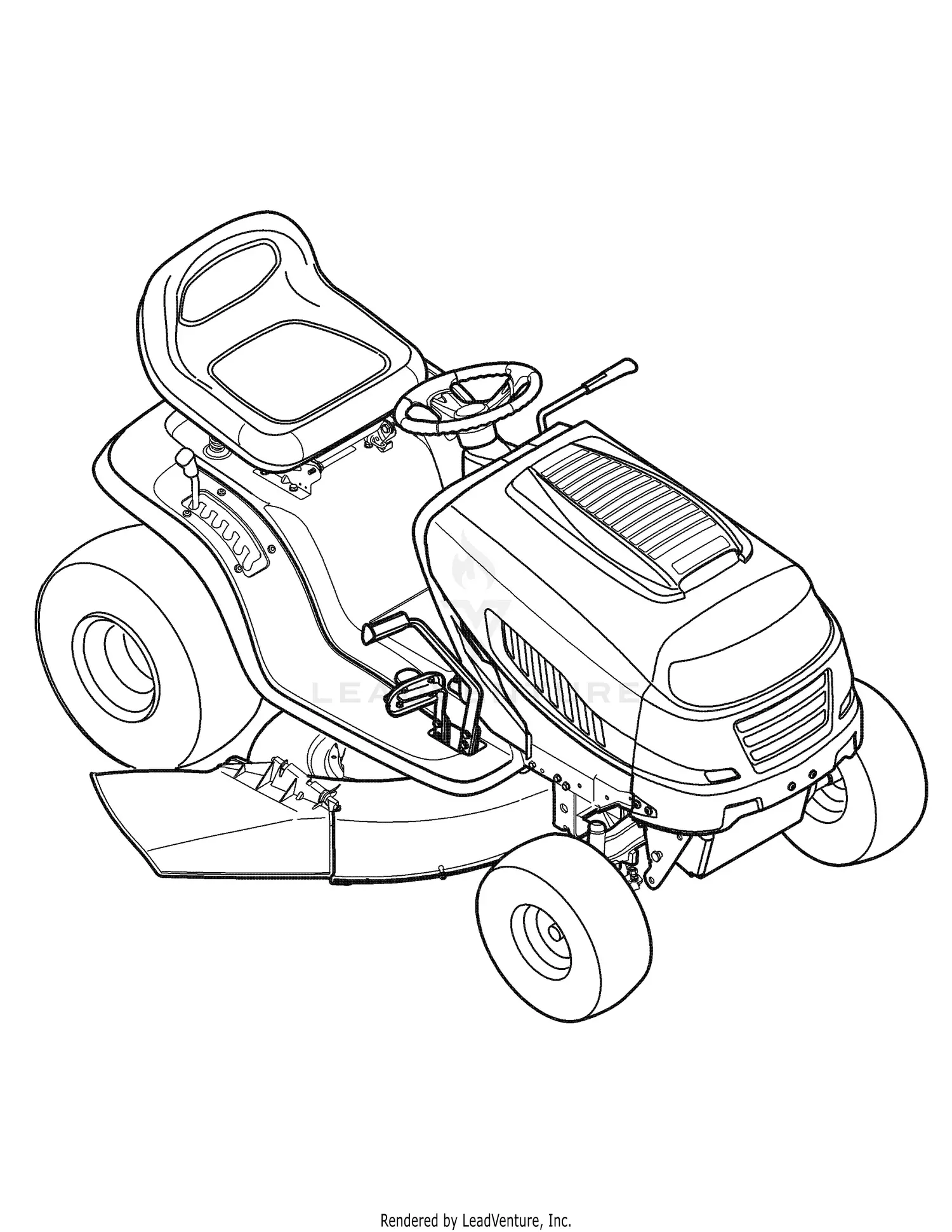 MTD 13AX615G055 (2008) Parts Diagrams