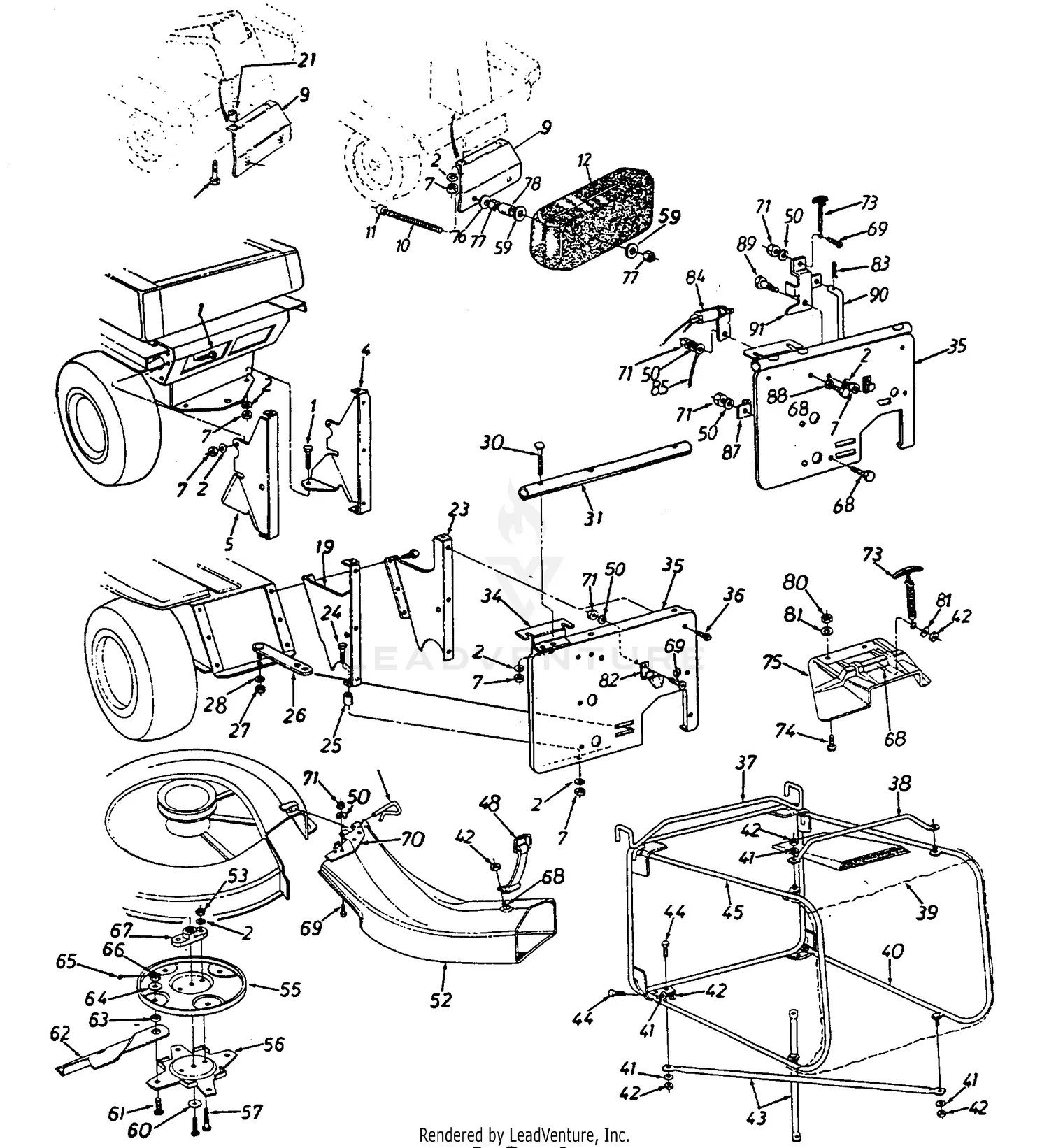 MTD 190-056-000 (1995) Parts Diagrams