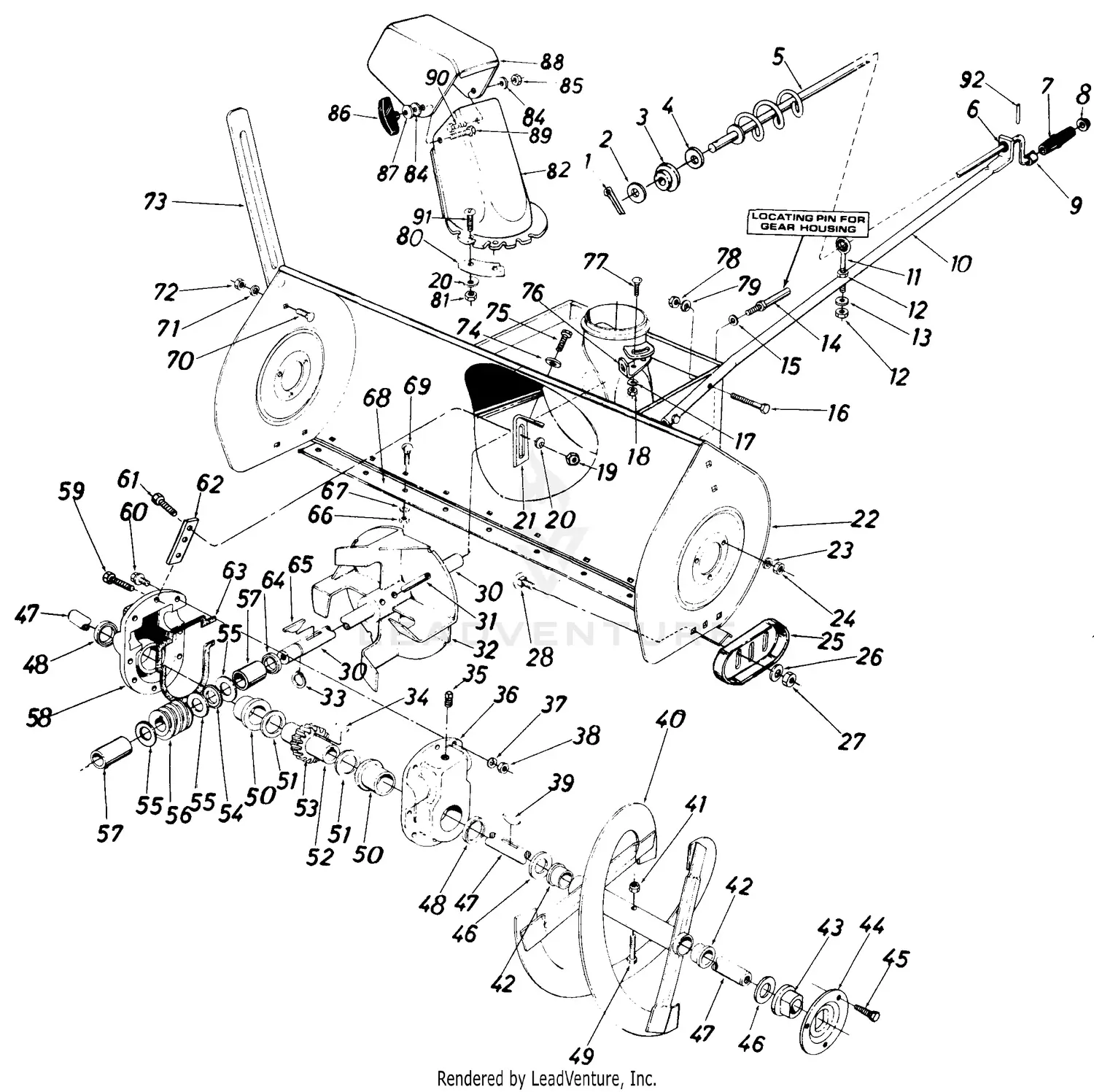 MTD 190-990-000 (1987) Parts Diagrams