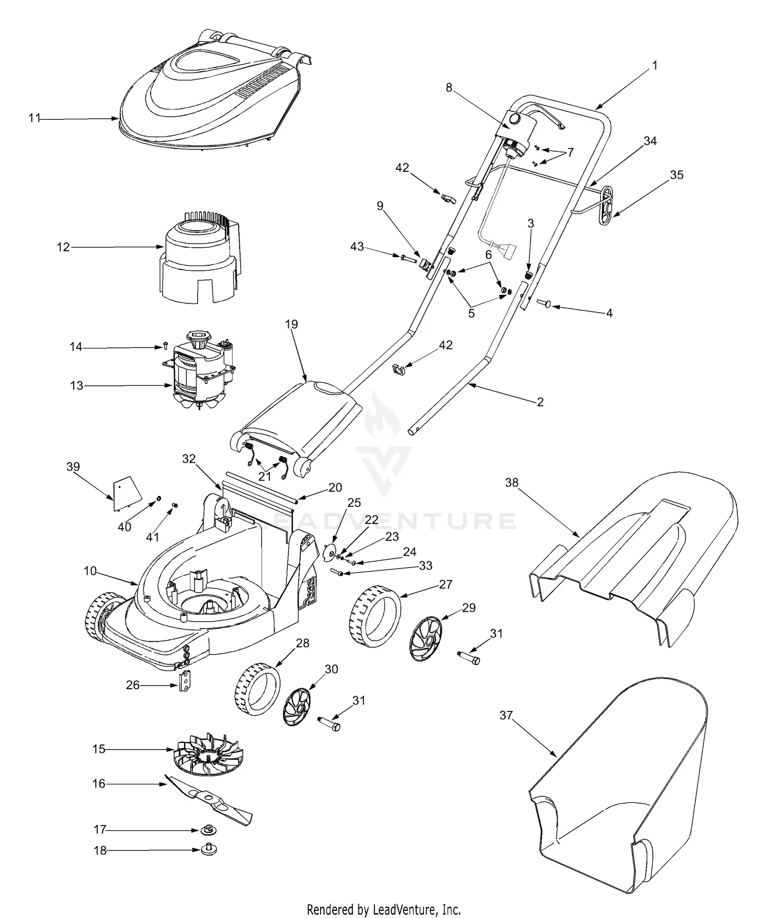 MTD 18A-C06-700 (2004) Parts Diagrams