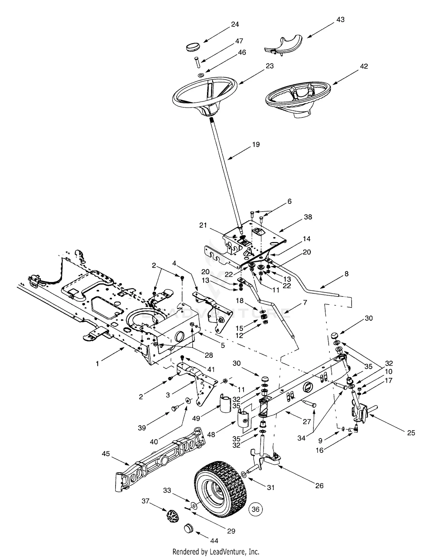 MTD 13AV607H131 (2001) Parts Diagrams