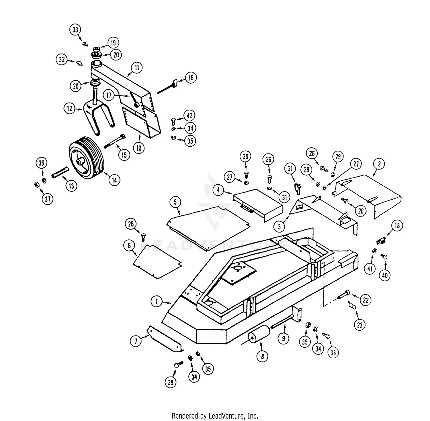 MTD 135-006-190 FR-16 (1995) Parts Diagrams