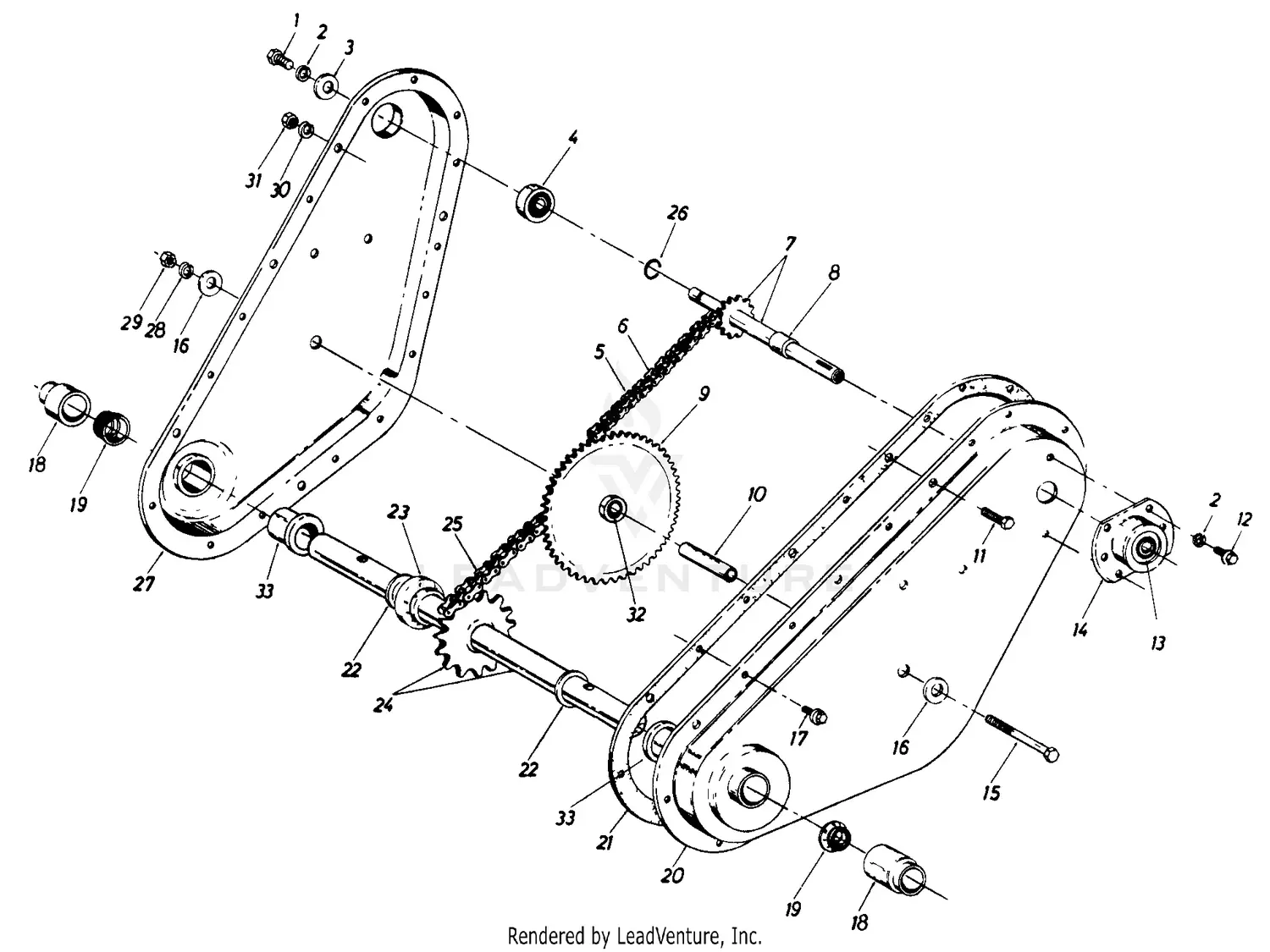 MTD Servistar Mdl 217-310-105 SSR 310 Parts Diagrams
