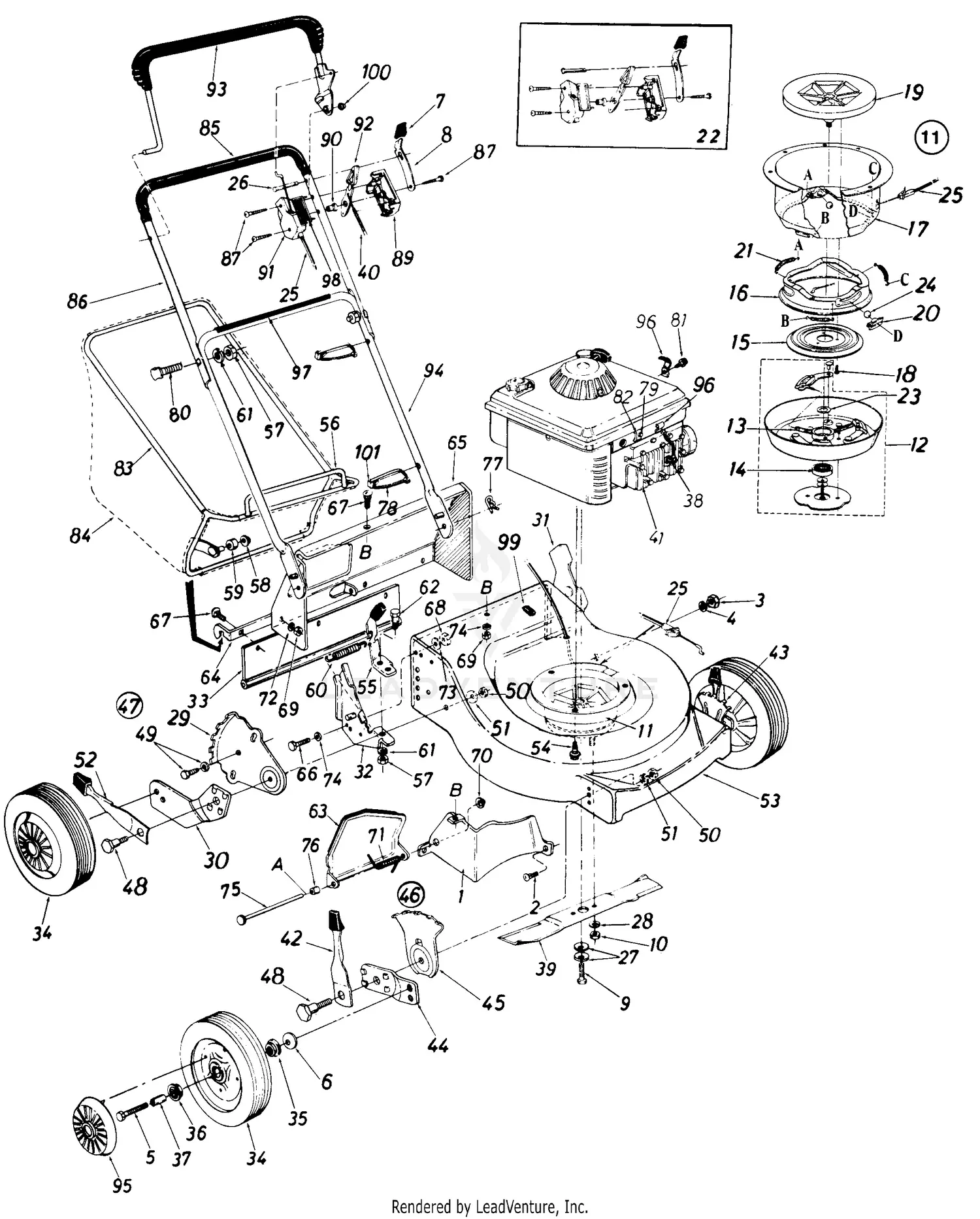 MTD Servistar SSR 314 Parts Diagrams
