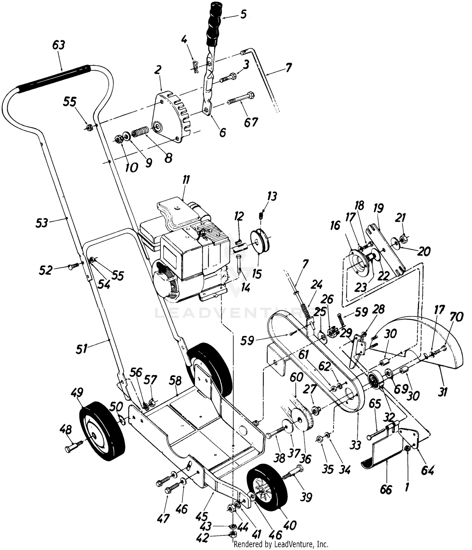 MTD Servistar SSR 596 Parts Diagrams
