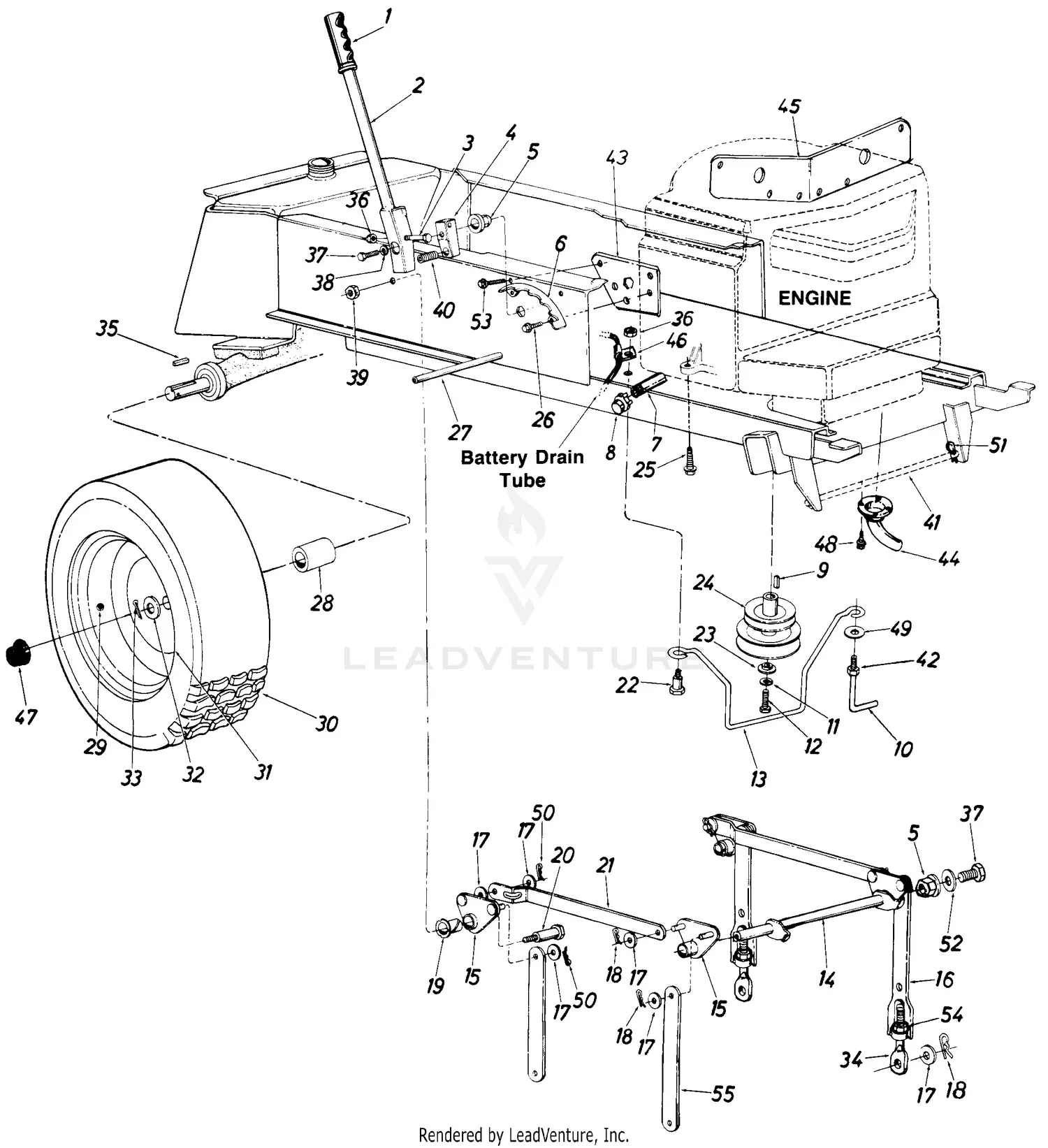 MTD Servistar SSR 834 Parts Diagrams