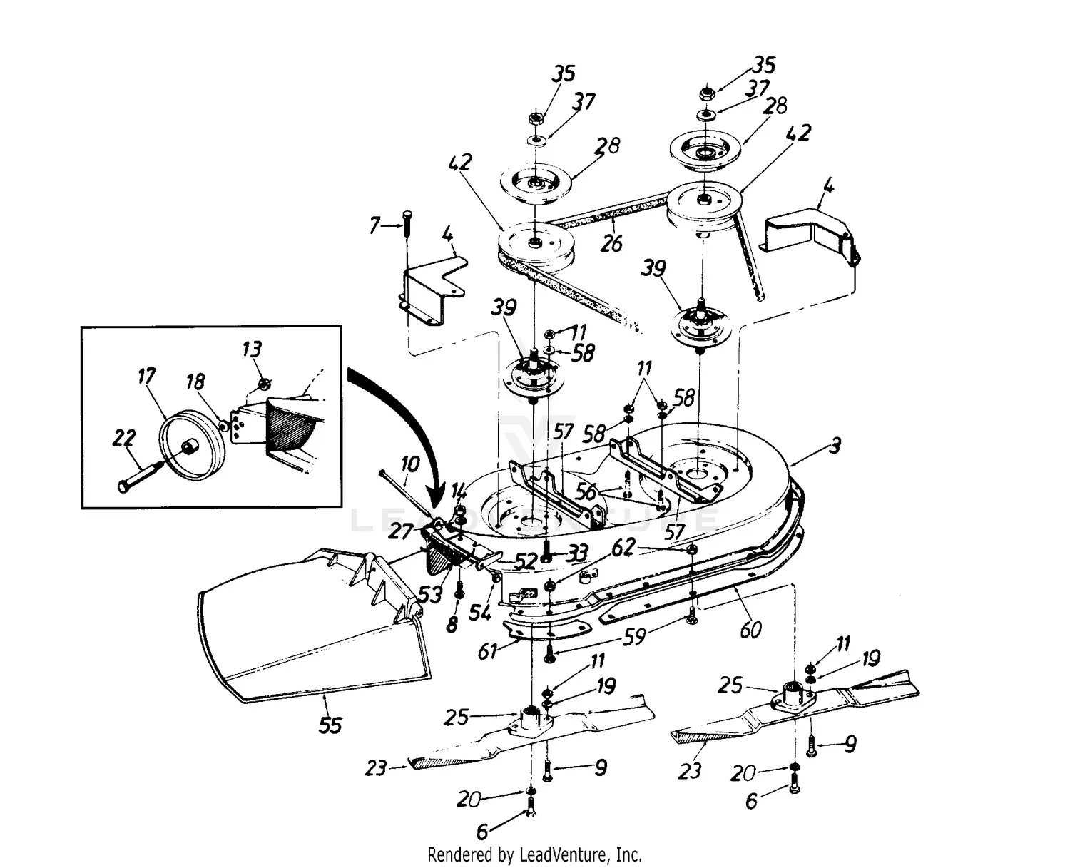 MTD 135G670G111 (1995) Parts Diagrams