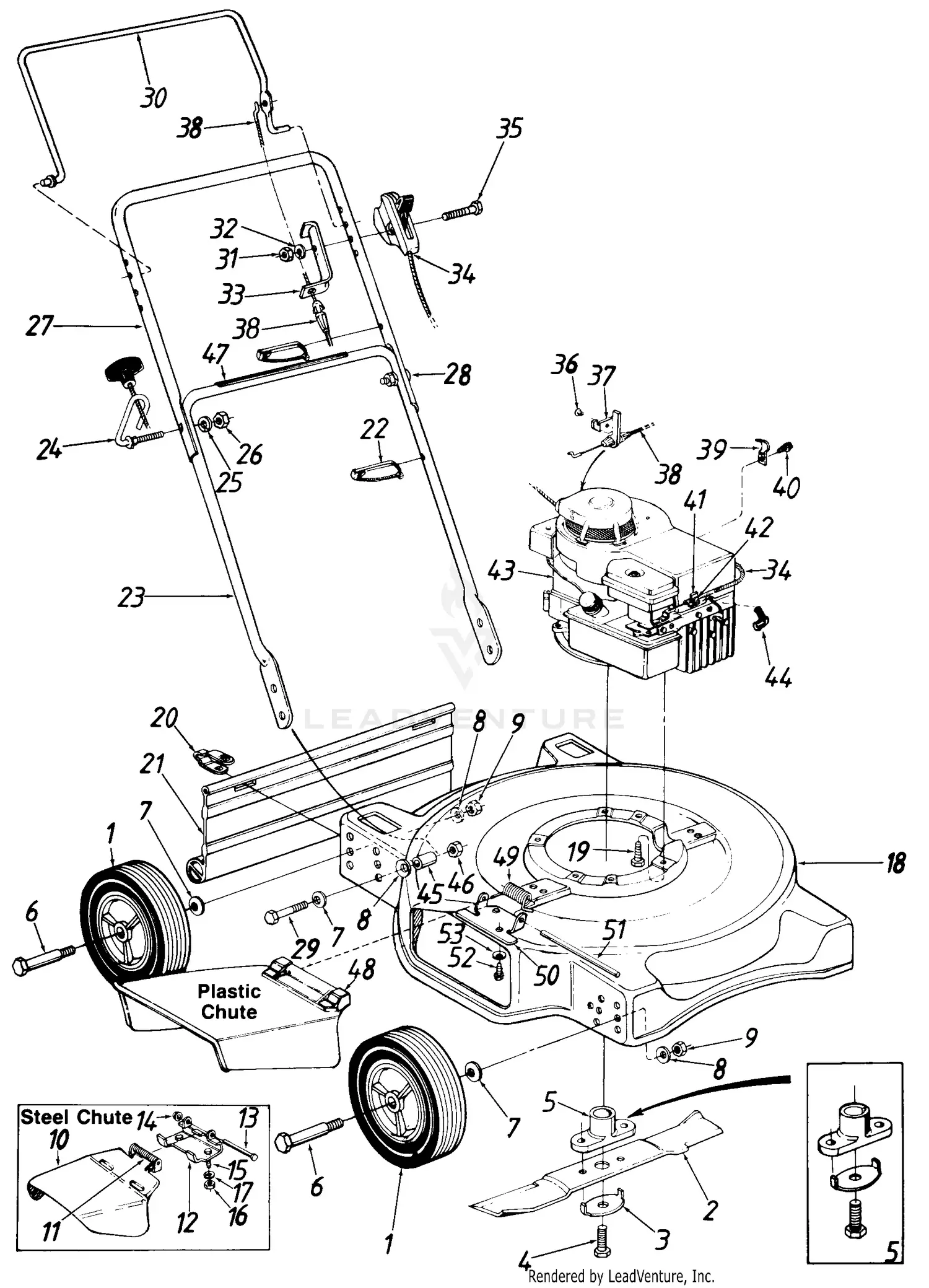 MTD Power Tech Mdl 050R Parts Diagrams