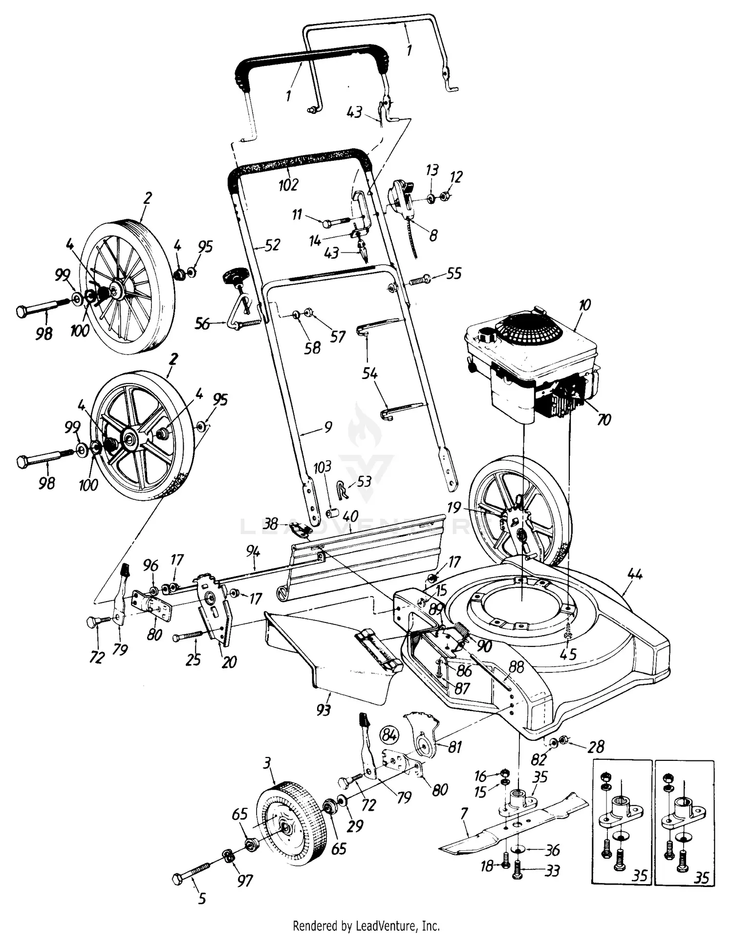 MTD Power Tech Mdl 110-508R314 Parts Diagrams