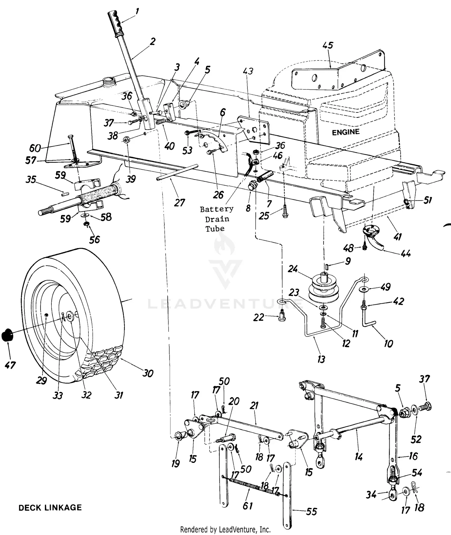 MTD Power Tech Mdl 844 Parts Diagrams