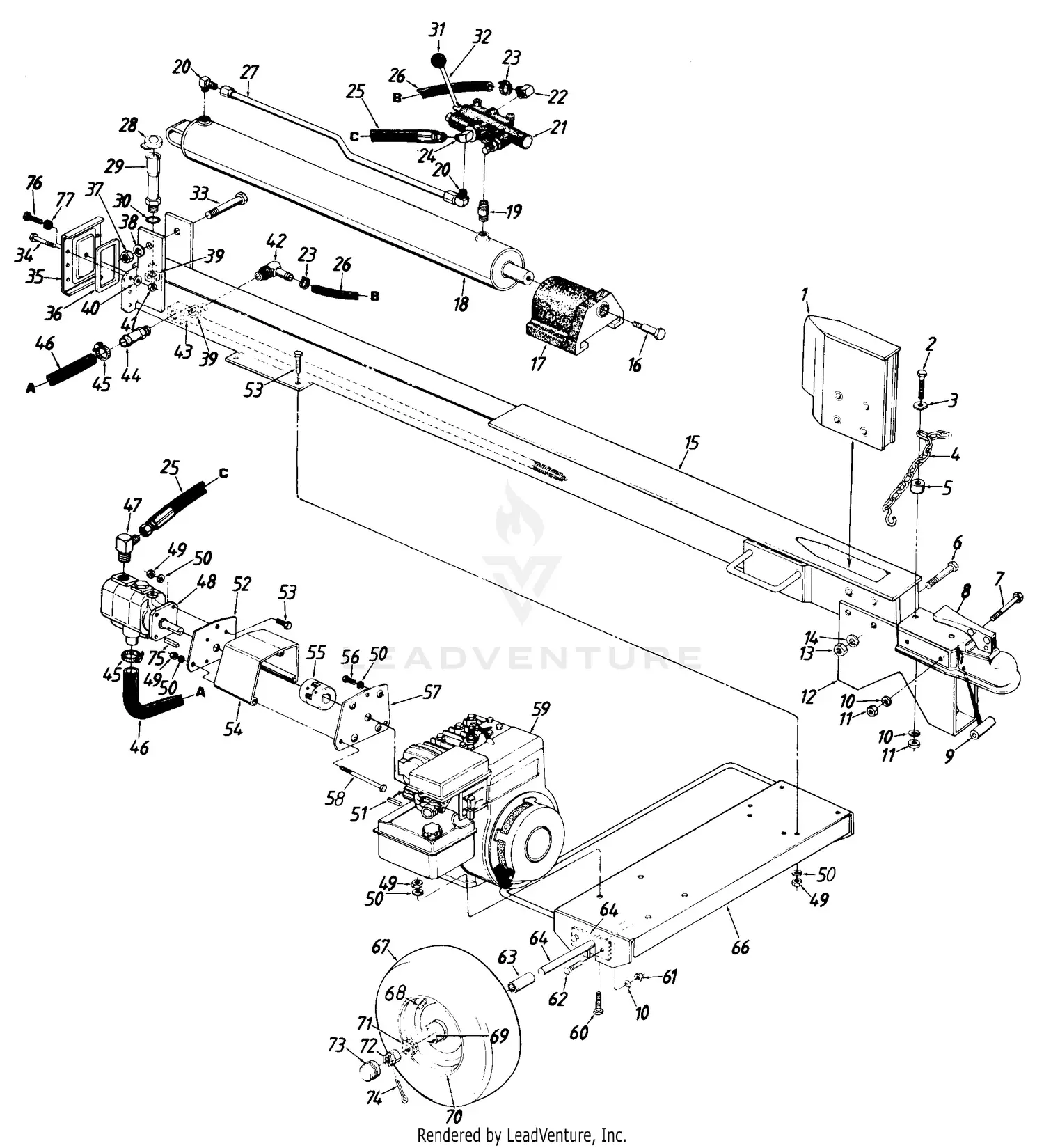 MTD MTD Mdl 240-610-101/850-0118 Parts Diagrams
