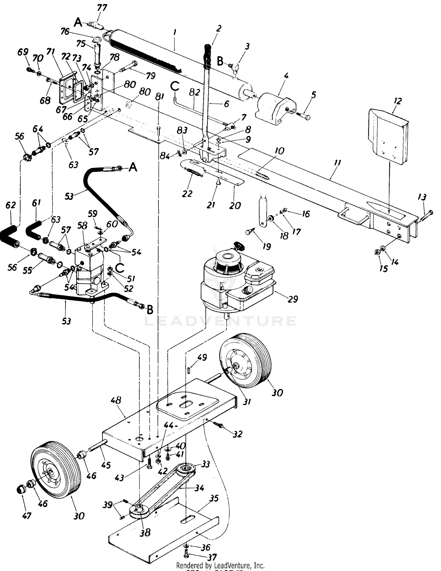 MTD MTD Split-It 246-638-101 Parts Diagrams