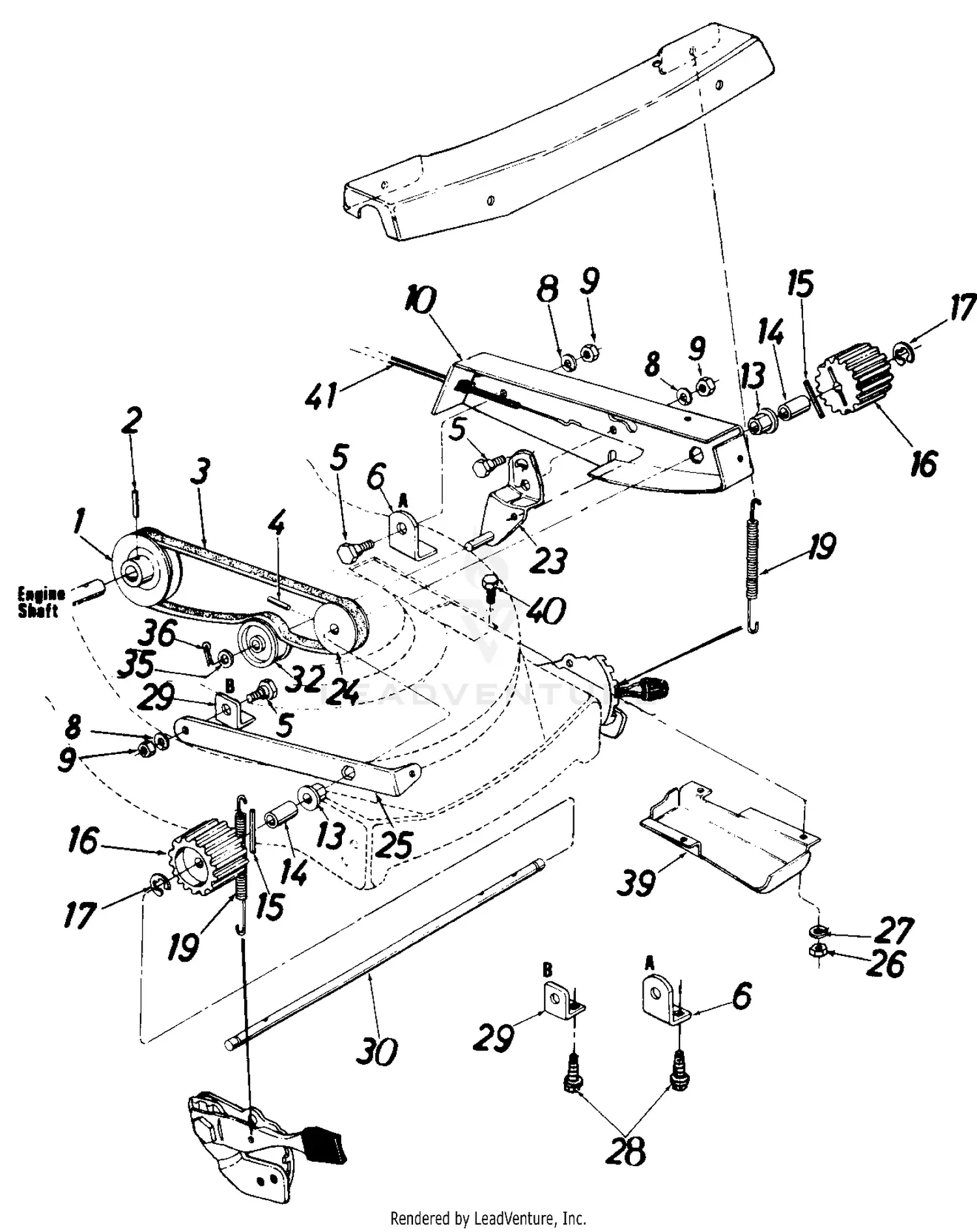 MTD MTD Mdl 127-322-051 Parts Diagrams