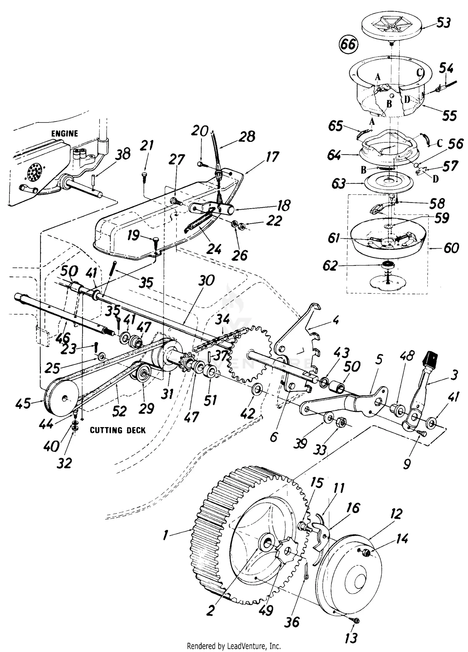 MTD 127-364-000 (1987) Parts Diagrams
