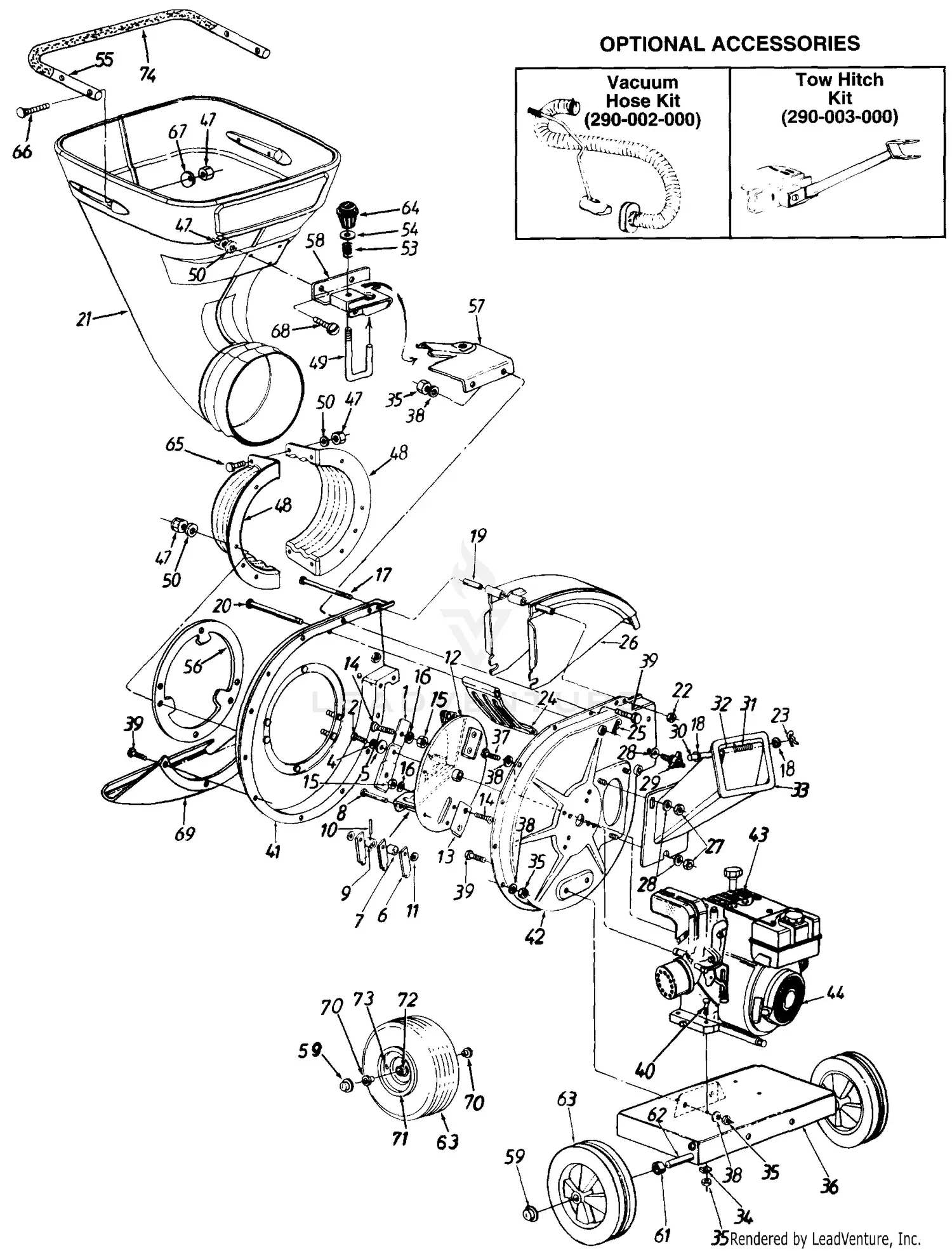 MTD 245-648D401 (1995) Parts Diagrams