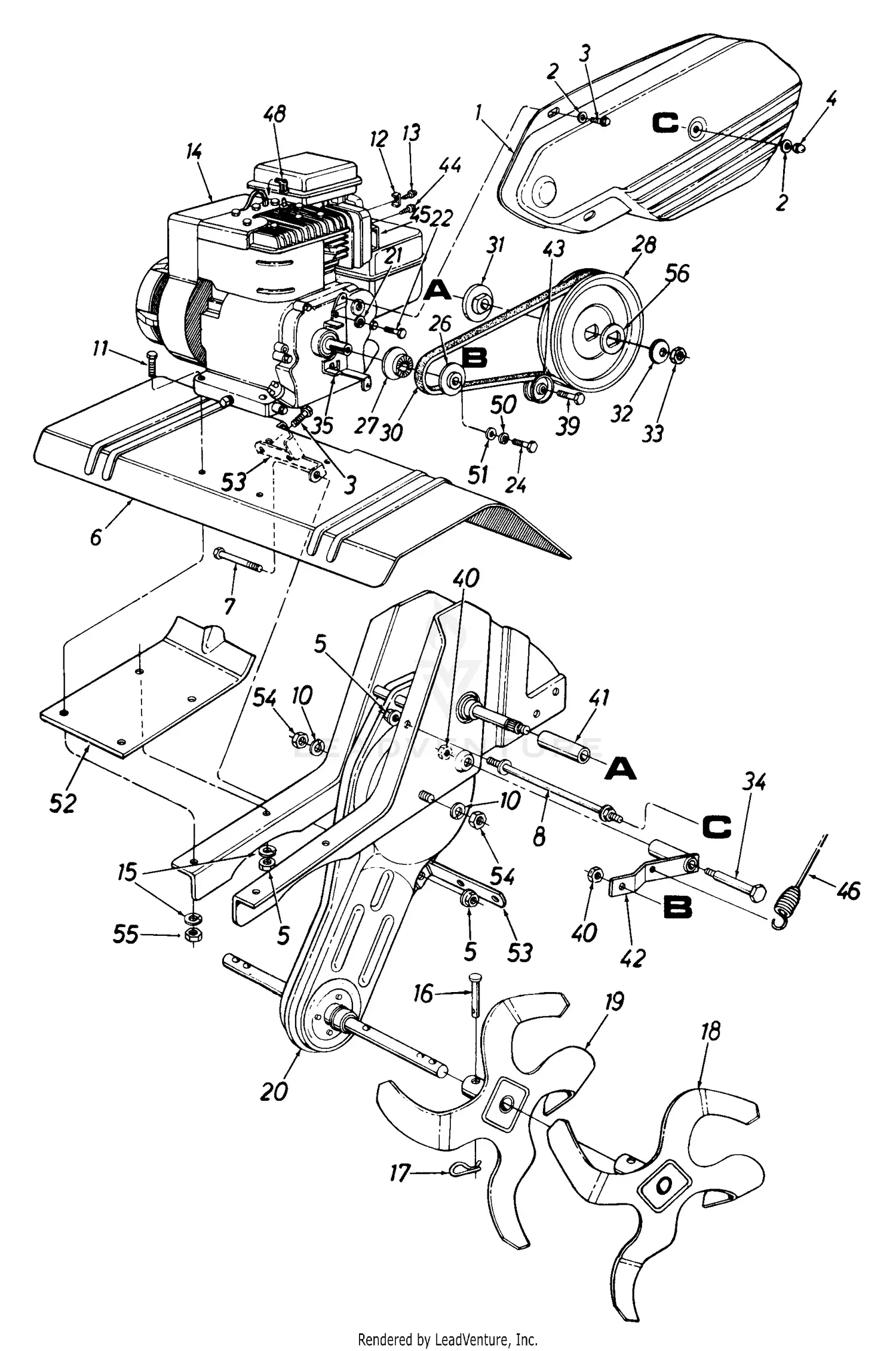 MTD 213-340-062 (95208) (1993) Parts Diagrams