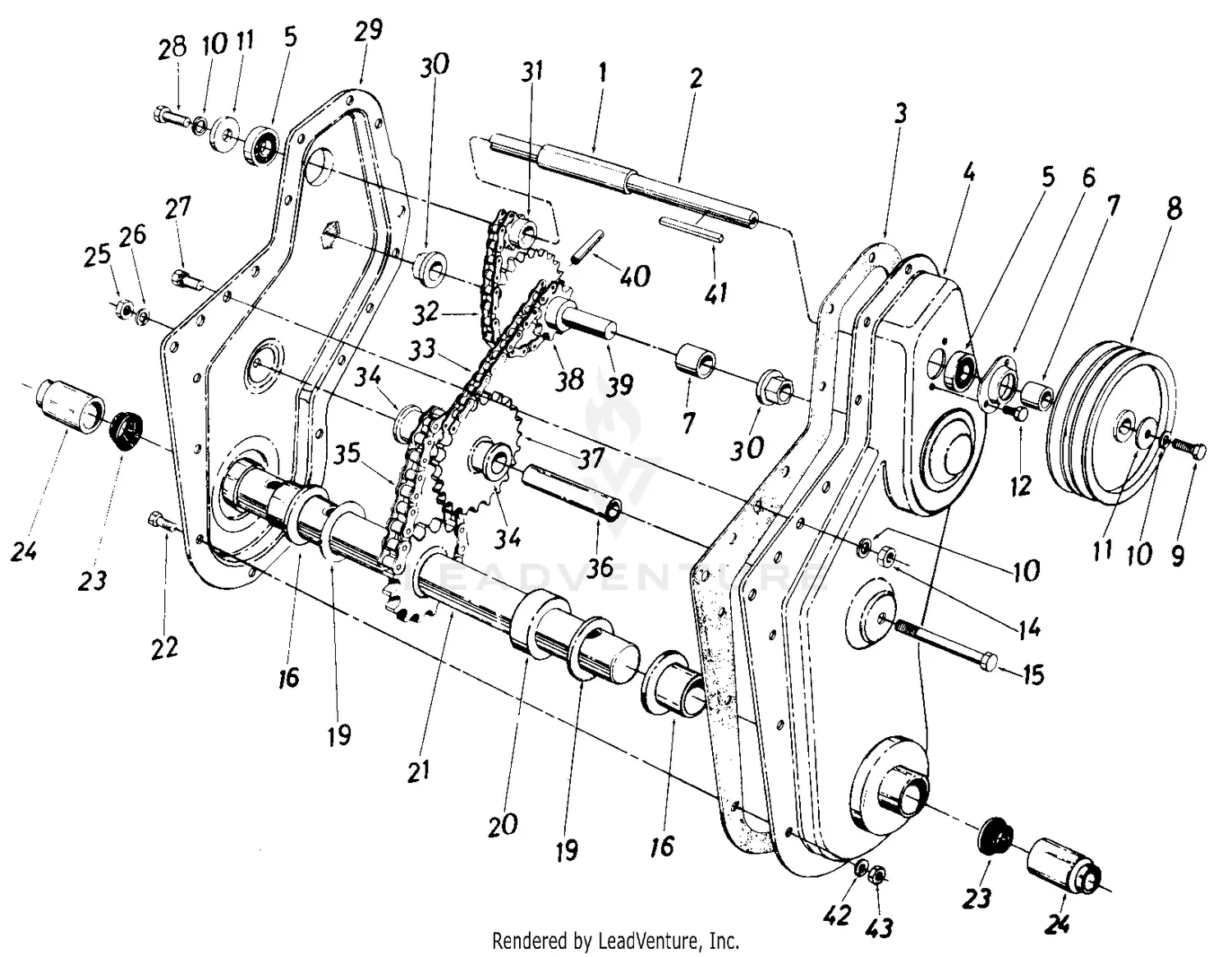MTD MTD Mdl 211-381-031/2825-958 Parts Diagrams