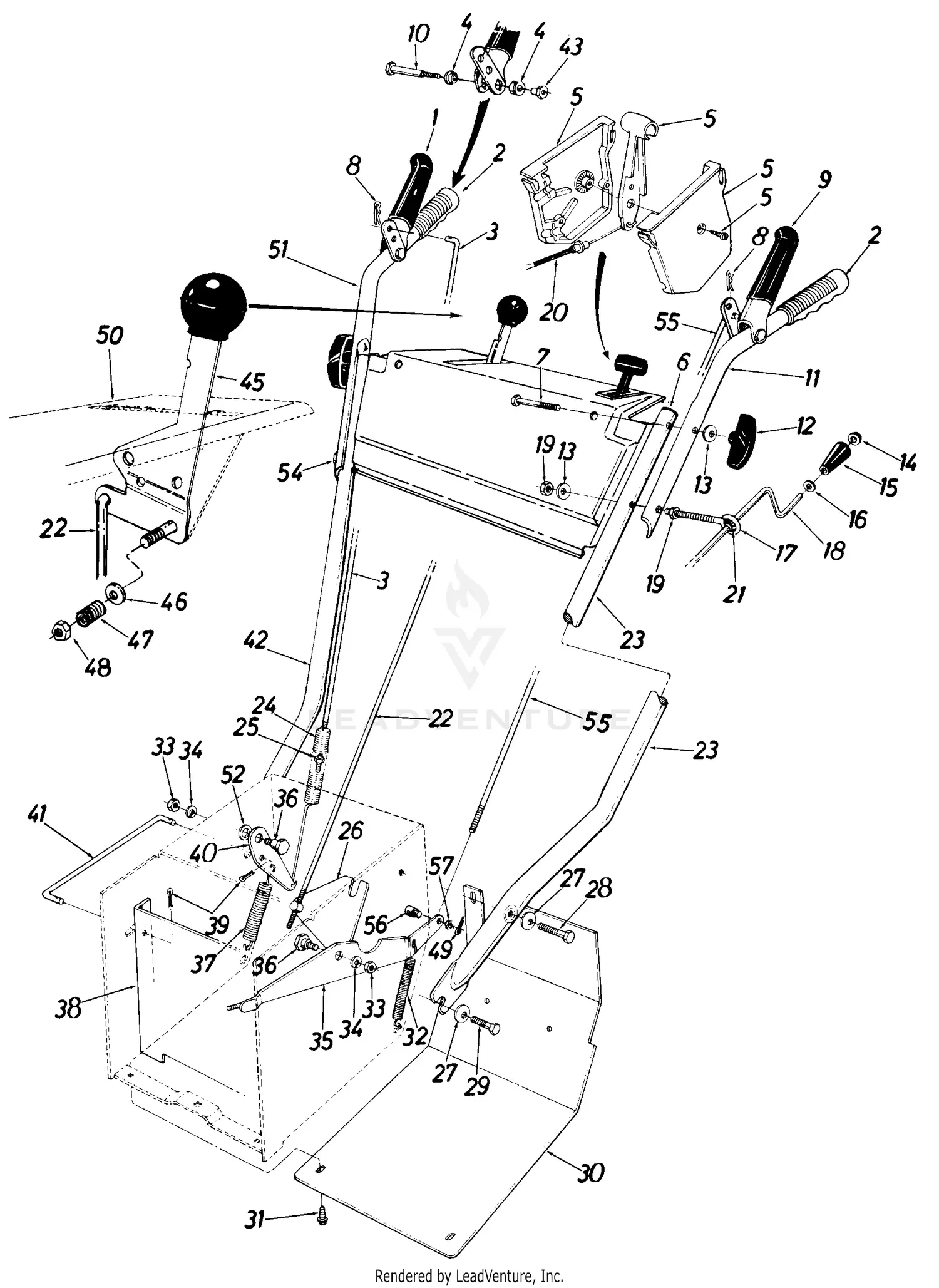 MTD 31340C (1986) Parts Diagrams