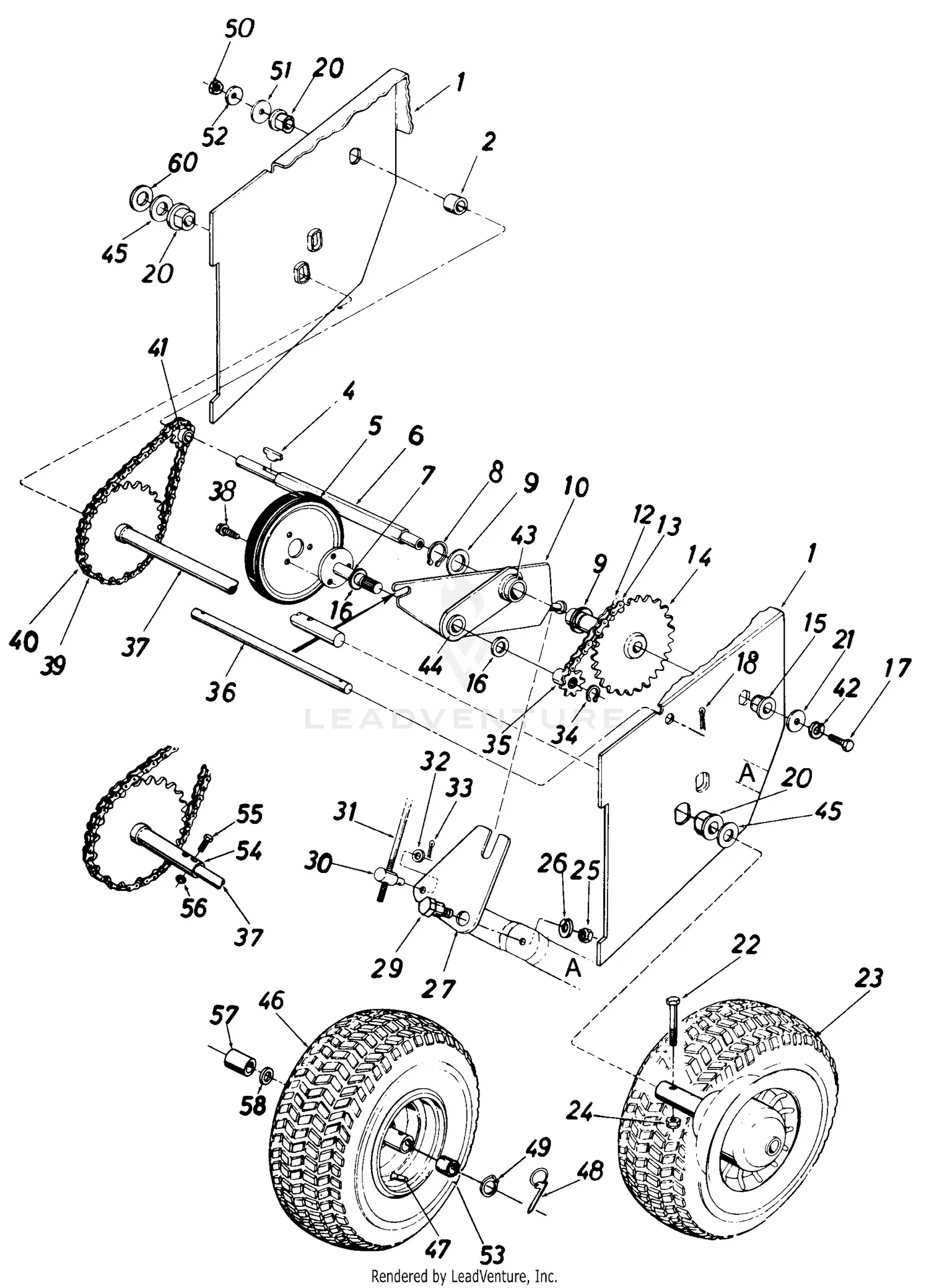 MTD MTD Mdl 311-550-352 Parts Diagrams