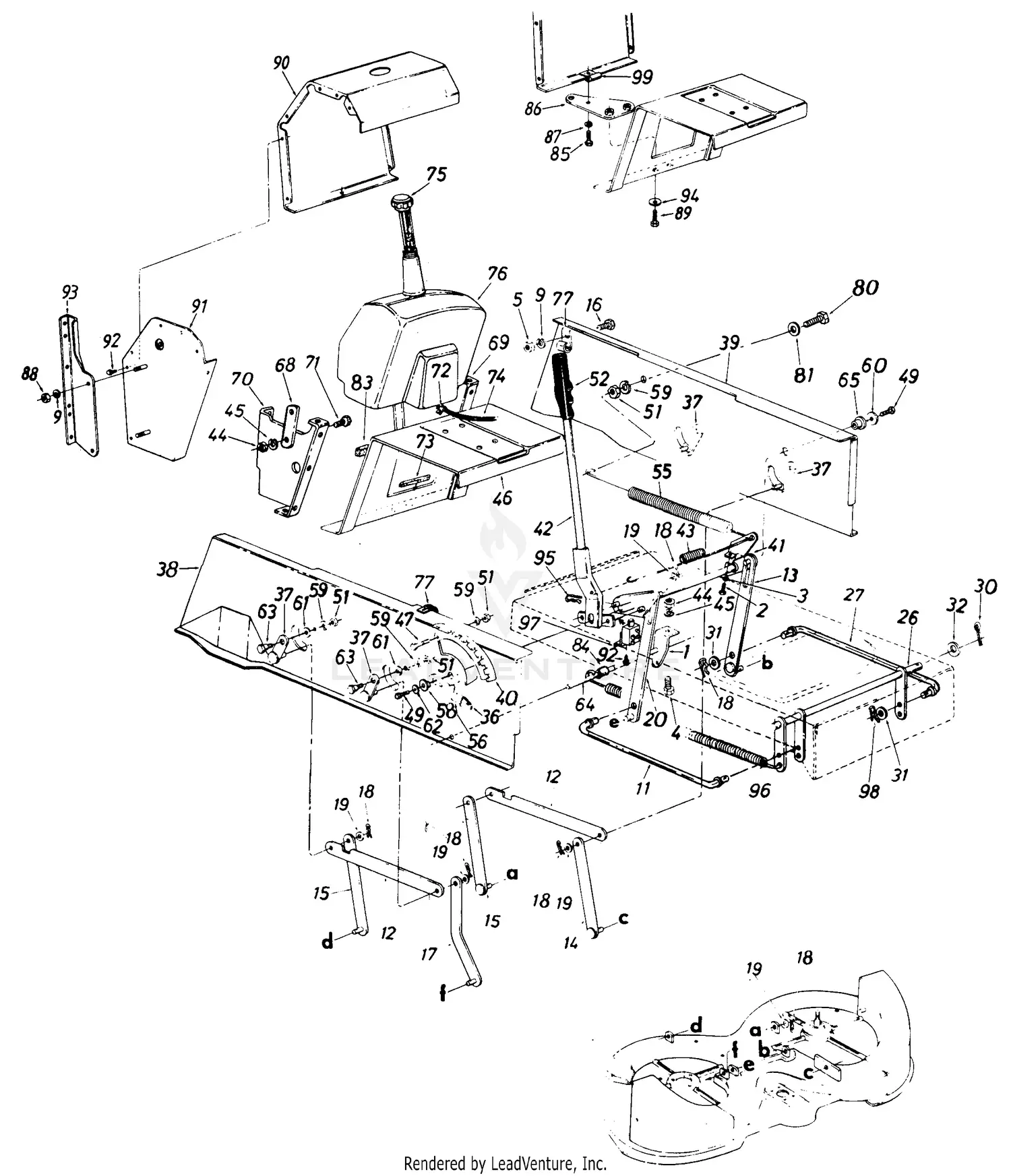 MTD 138-664-401 (1988) Parts Diagrams