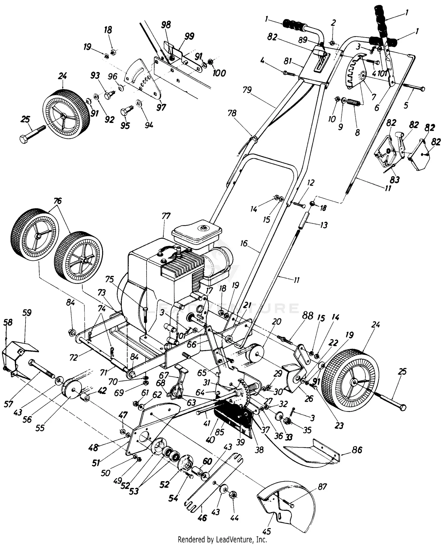 MTD Snow Champ Mdl 311-586-120 Parts Diagrams