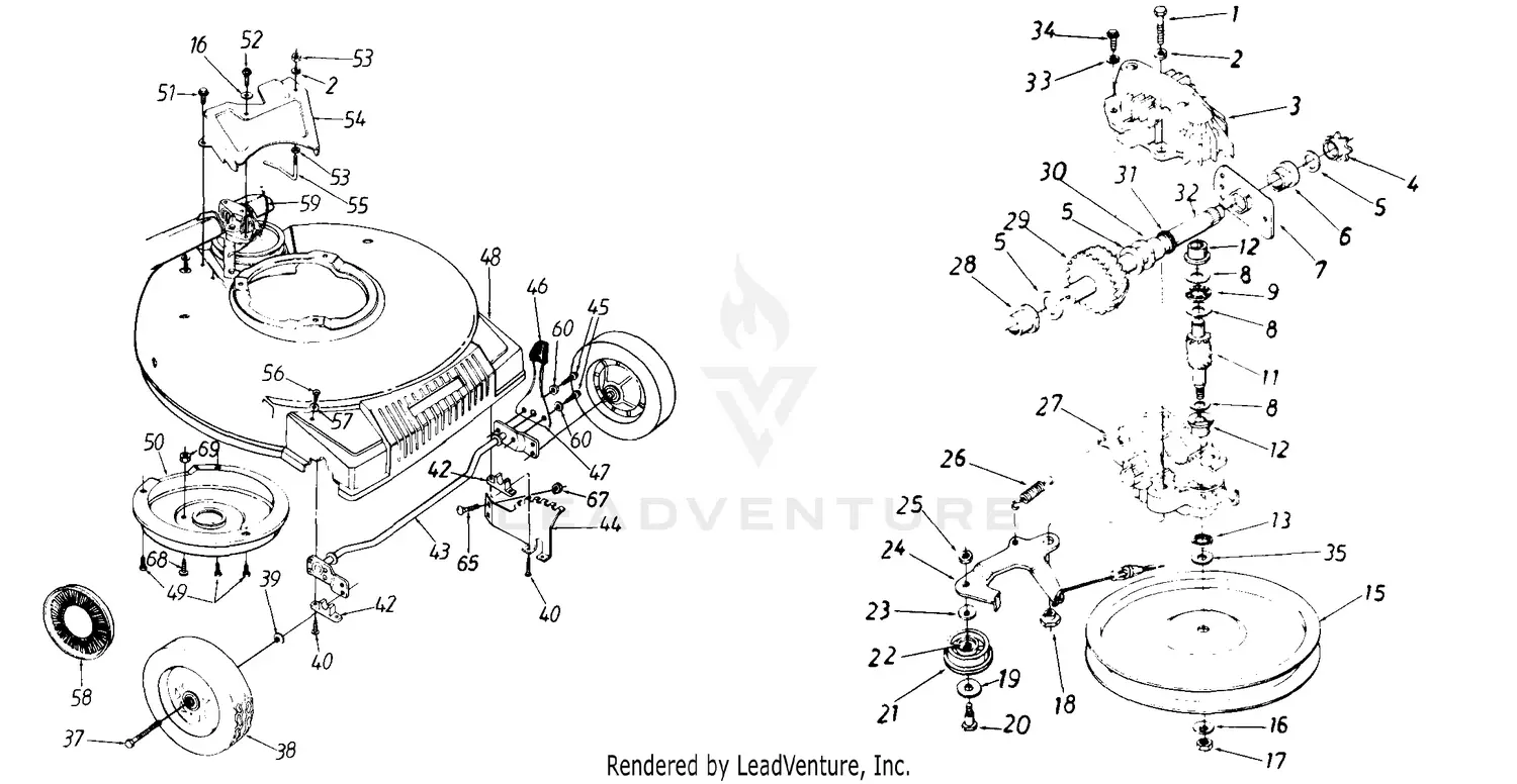 MTD 122-118R019 (820-523) (1992) Parts Diagrams