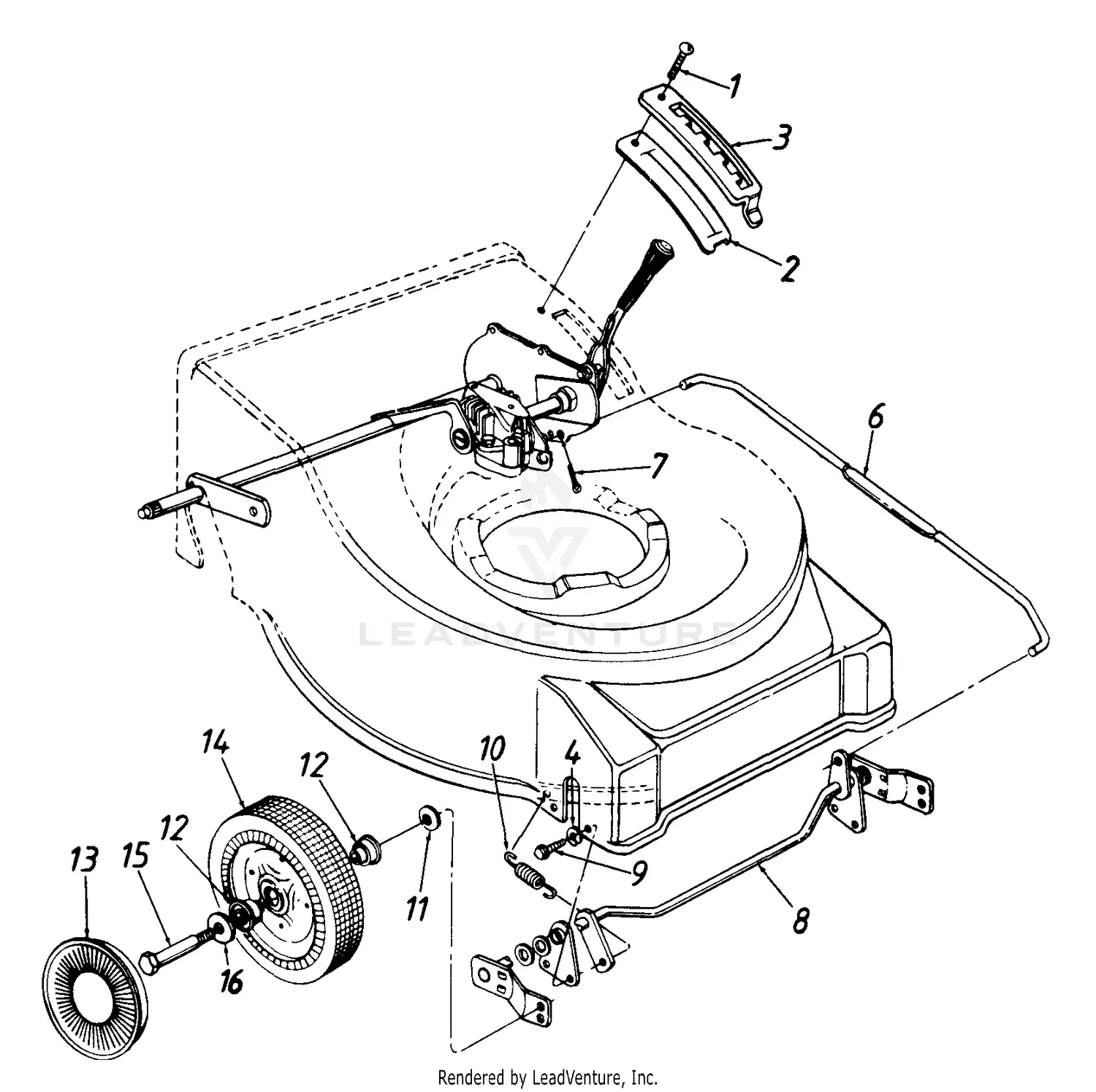 MTD 122-478R019 (820-524) (1992) Parts Diagrams