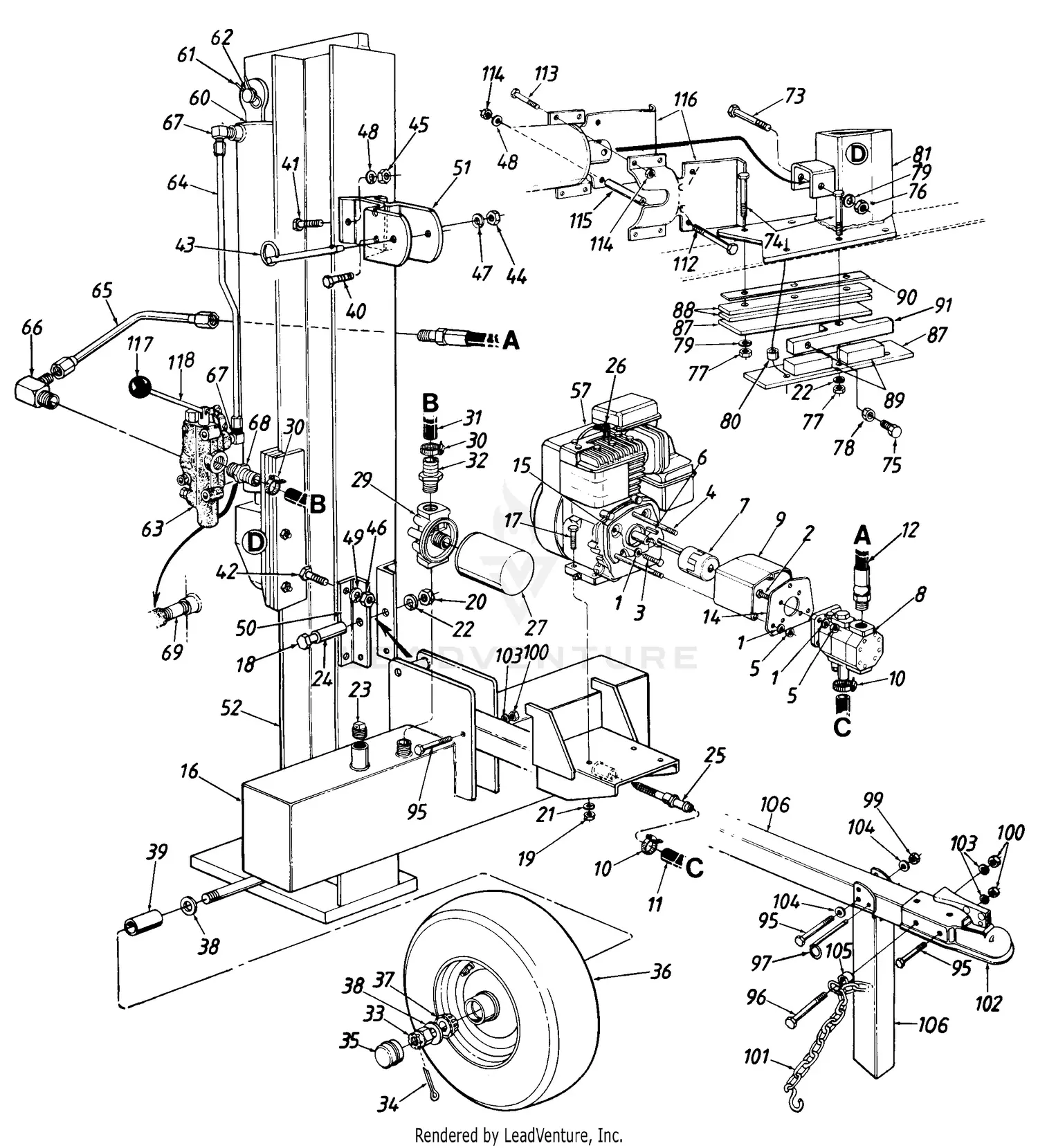 MTD Craftsman Mdl 247.287750 Parts Diagrams