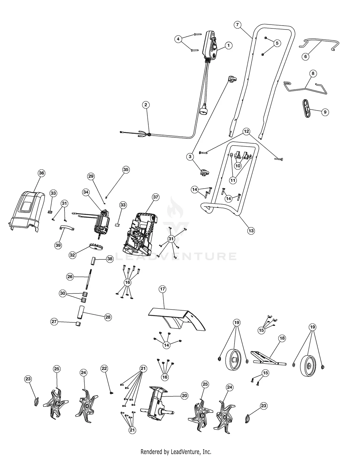 MTD RM151C 21A-151A983 Parts Diagrams