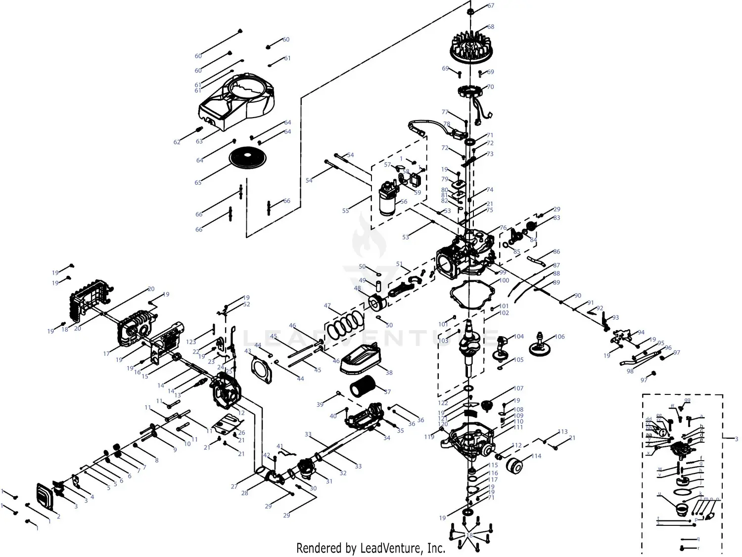 MTD Mini Rider 382 (13A726JD333) (2020) Parts Diagrams